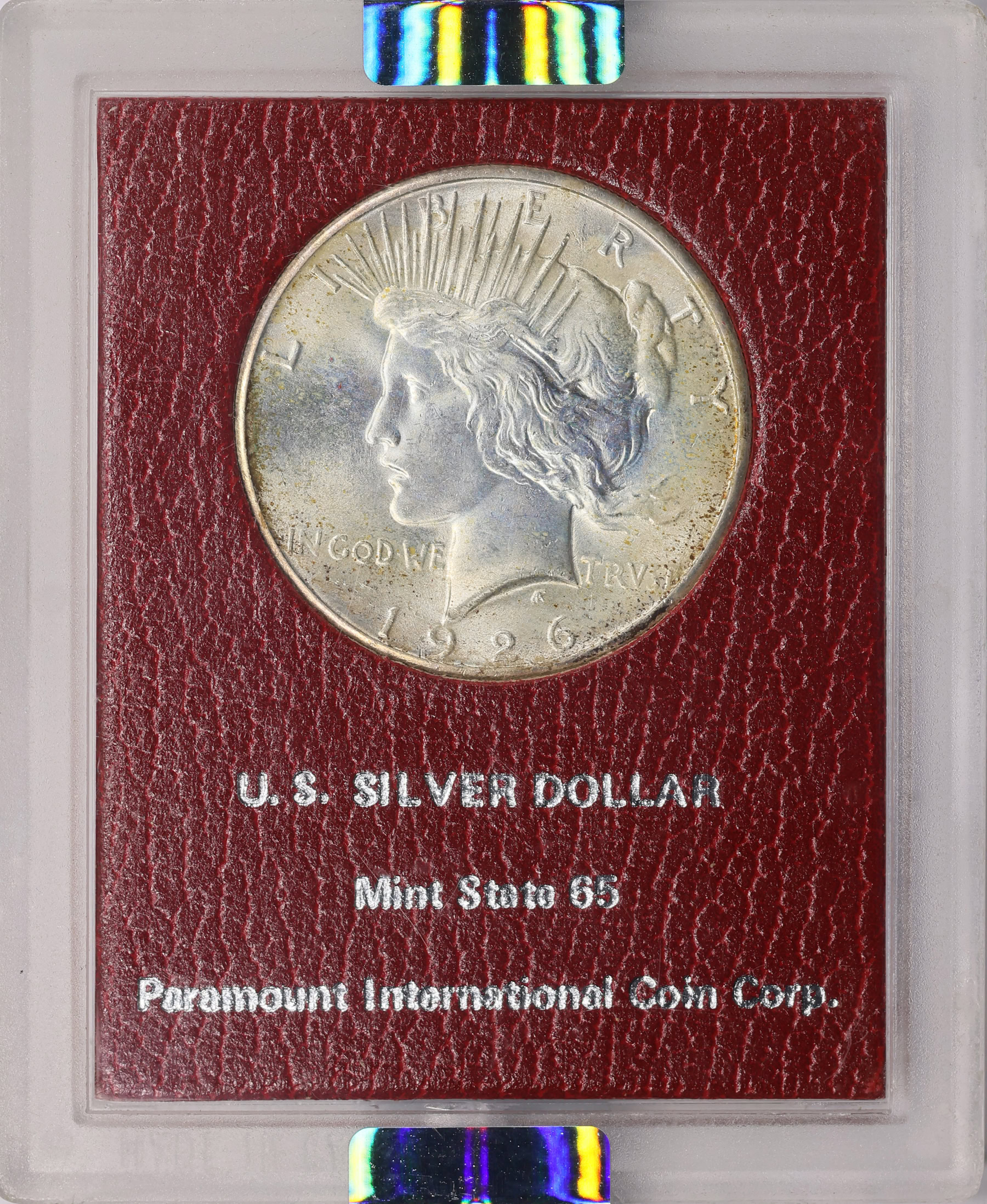 1926 Peace Silver Dollar NGC MS-64 (Paramount Red Holder) (Item 1779650 ...