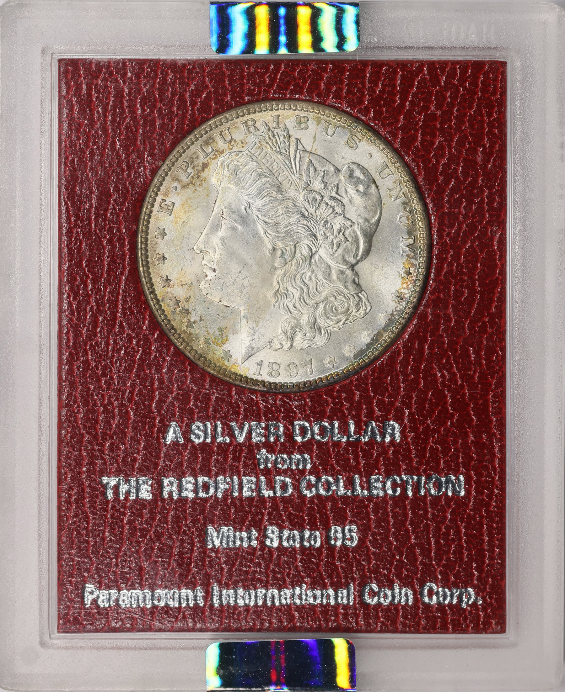 1897 Morgan Silver Dollar NGC MS-65 (Toned) (Redfield Collection ...