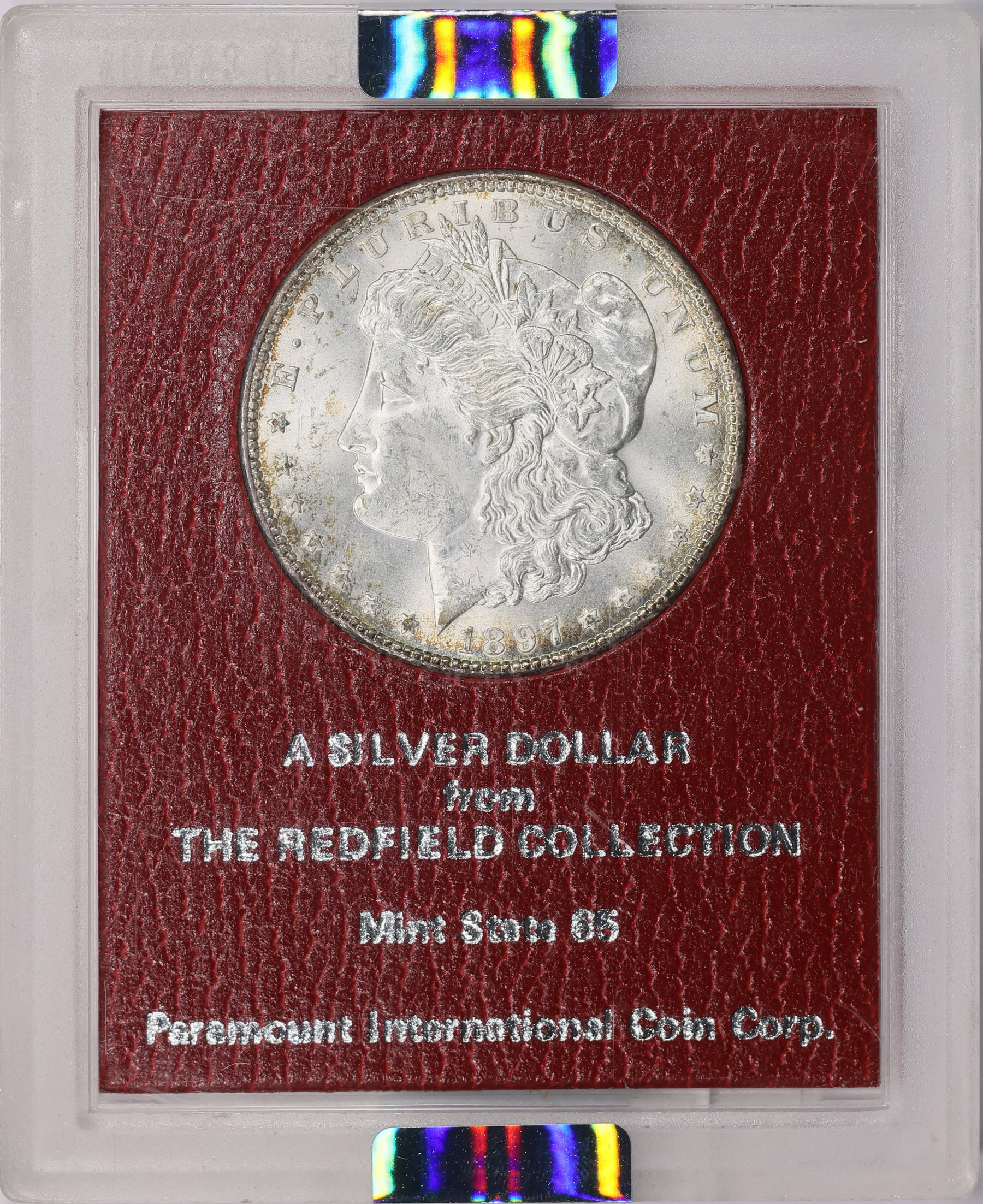 1897 Morgan Silver Dollar NGC MS-64 (Toned) (Redfield Collection ...