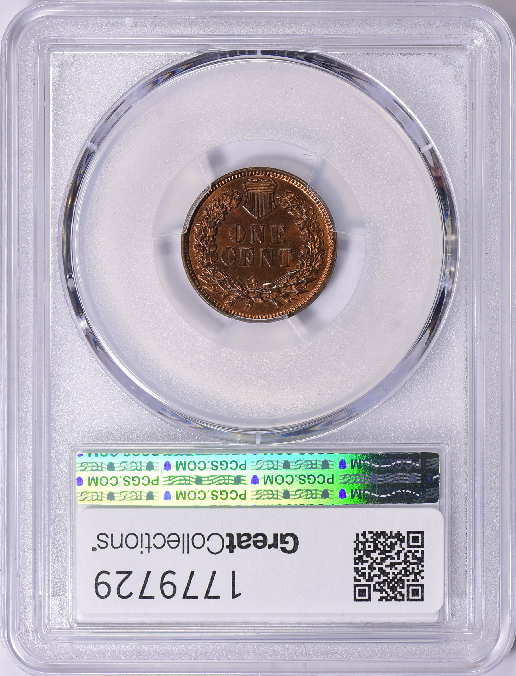 1879 Indian Cent PCGS MS-63 RB (Item 1779729) | GreatCollections Coin Auctions