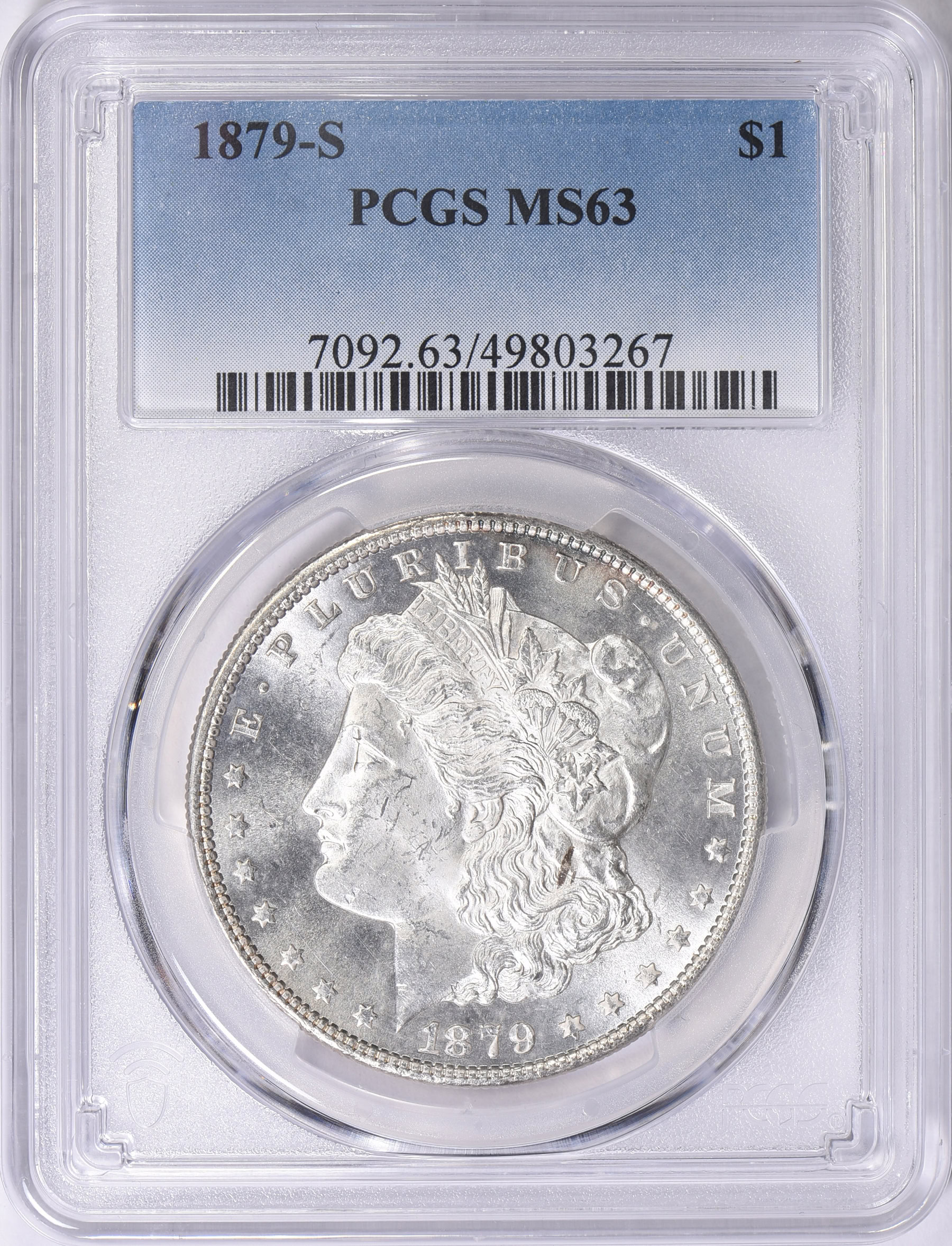 1879-S Morgan Silver Dollar PCGS MS-63 (Item 1779953 ...