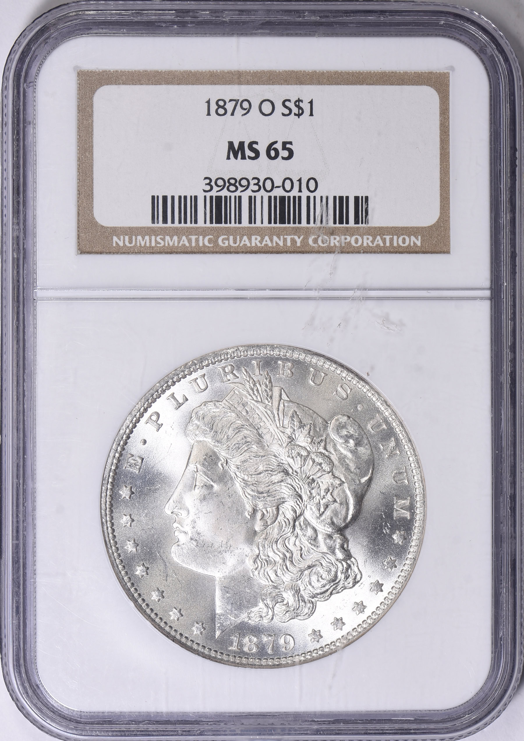 1879-O Morgan Silver Dollar NGC MS-65 (Item 1780493) | GreatCollections Coin Auctions