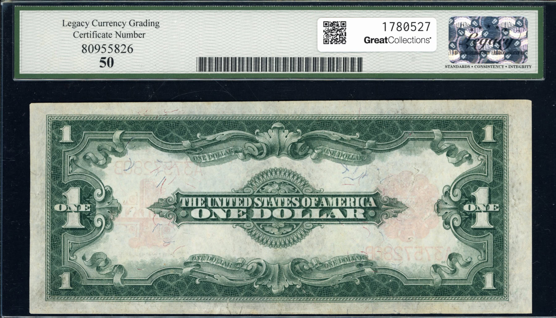 Fr. 40 1923 $1 Legal Tender Note Speelman / White Legacy About New 50 ...