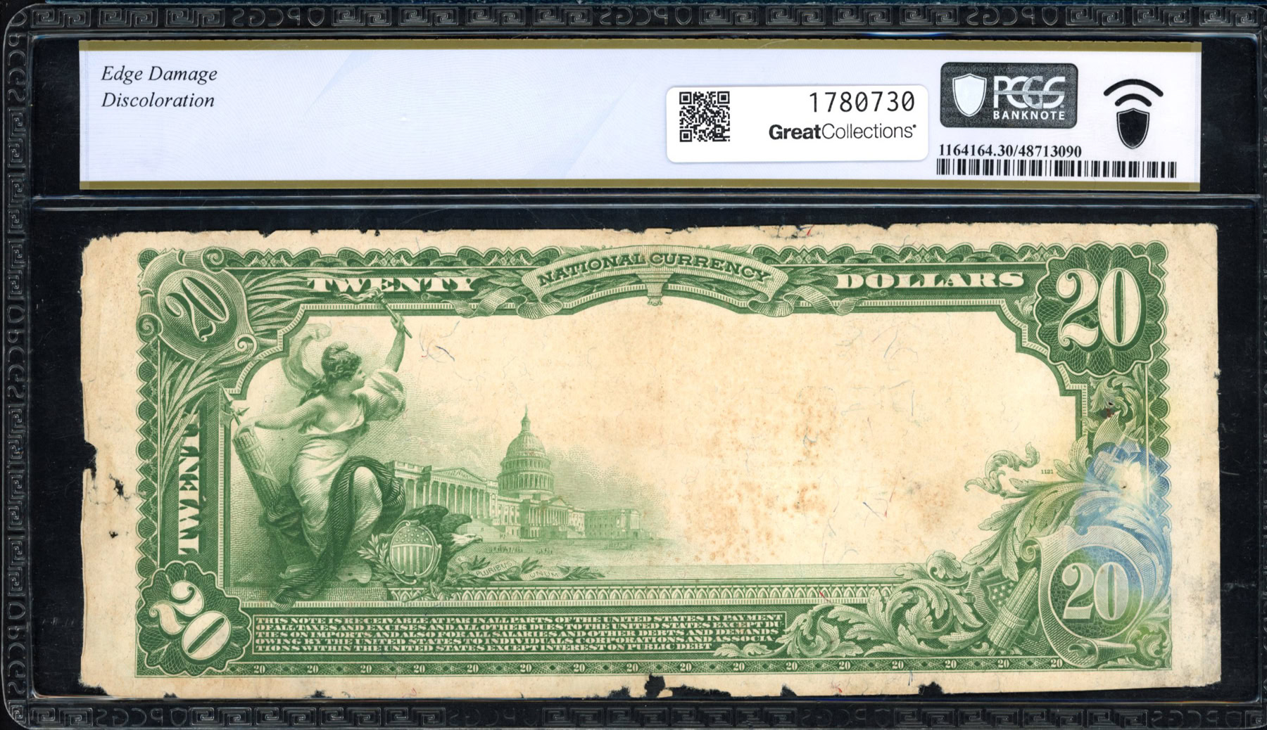 Fr. 655 Rochester, Minnesota 1902 The Union National Bank $20 Plain ...