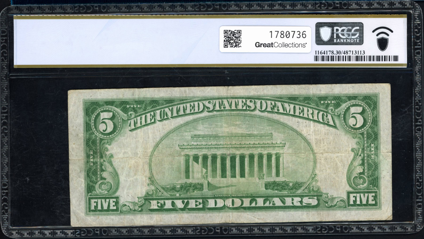 Fr. 1800-1 New York City, New York 1929 Type 1 The Chase National Bank ...