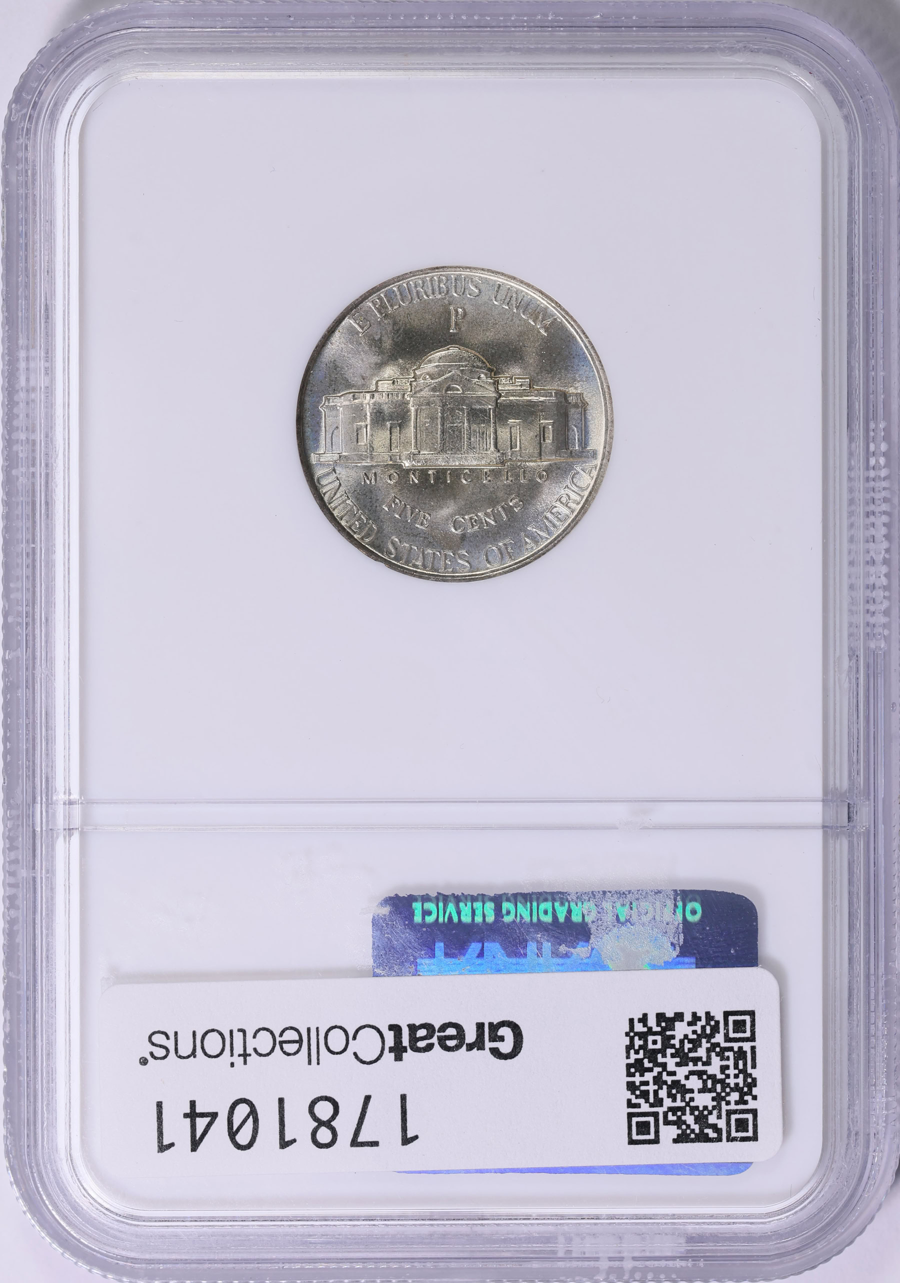1942-P Jefferson Nickel Type 2 NGC MS-67 (Item 1781041 ...