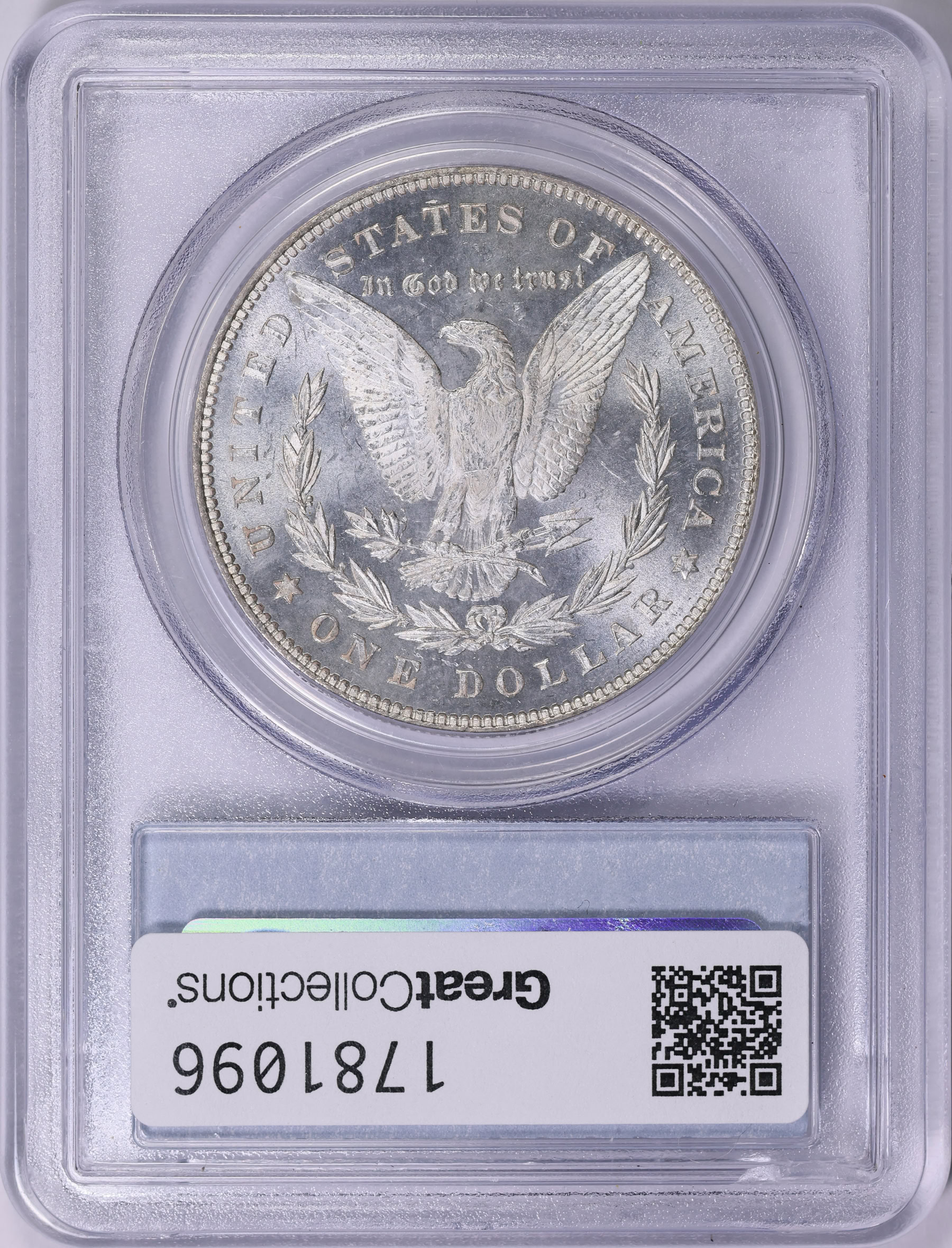 1878 7/8TF Morgan Silver Dollar Strong 7/5 VAM-38 PCGS MS-63 PL (CAC Green) (Item 1781096 ...