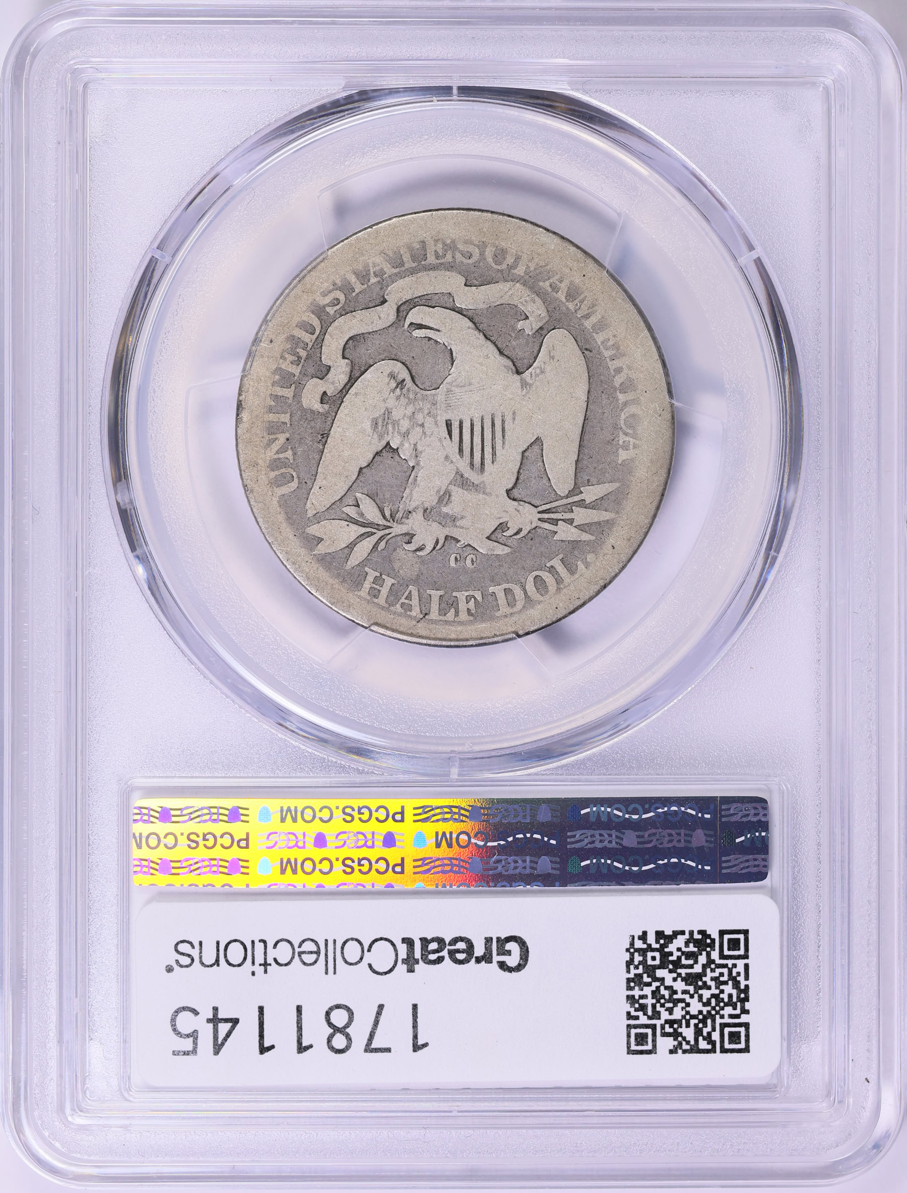 1878-CC Seated Liberty Half Dollar PCGS AG-03 (Item 1781145) | GreatCollections Coin Auctions