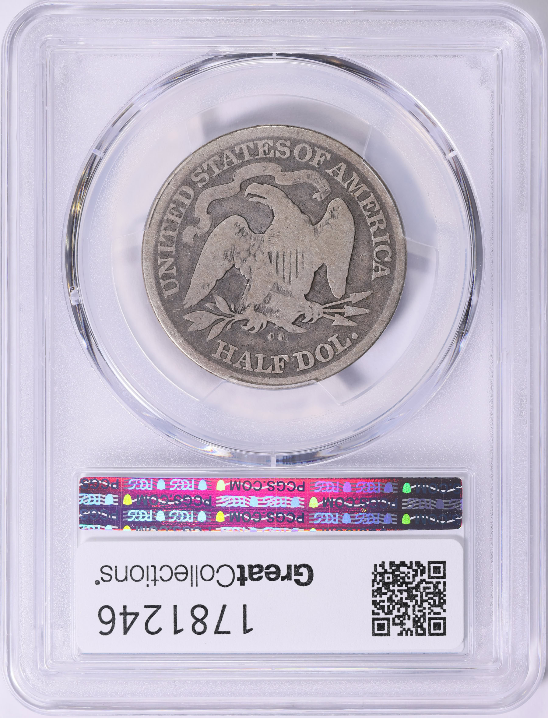 1877-CC Seated Liberty Half Dollar PCGS G-04 (Item 1781246) | GreatCollections Coin Auctions