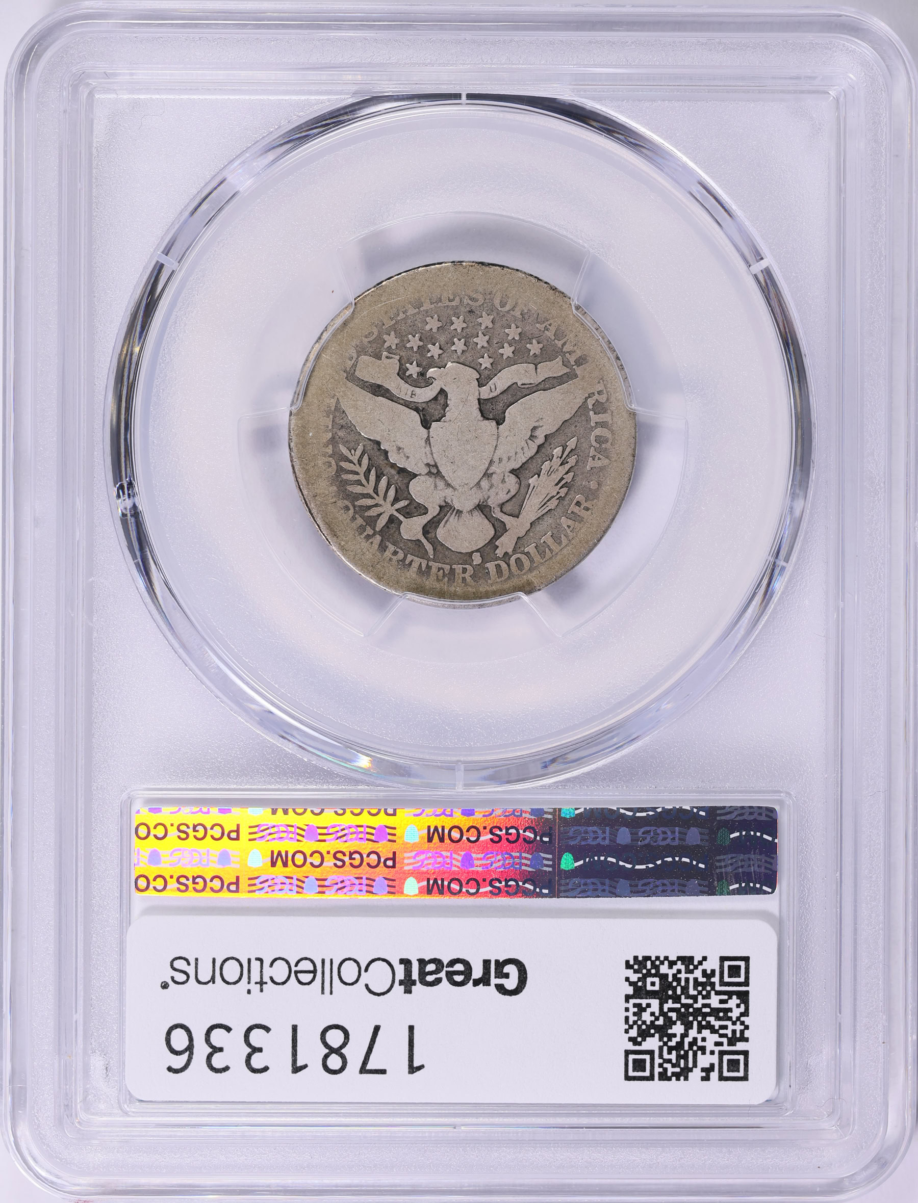 1901-S Barber Quarter PCGS AG-03 (Item 1781336) | GreatCollections Coin Auctions