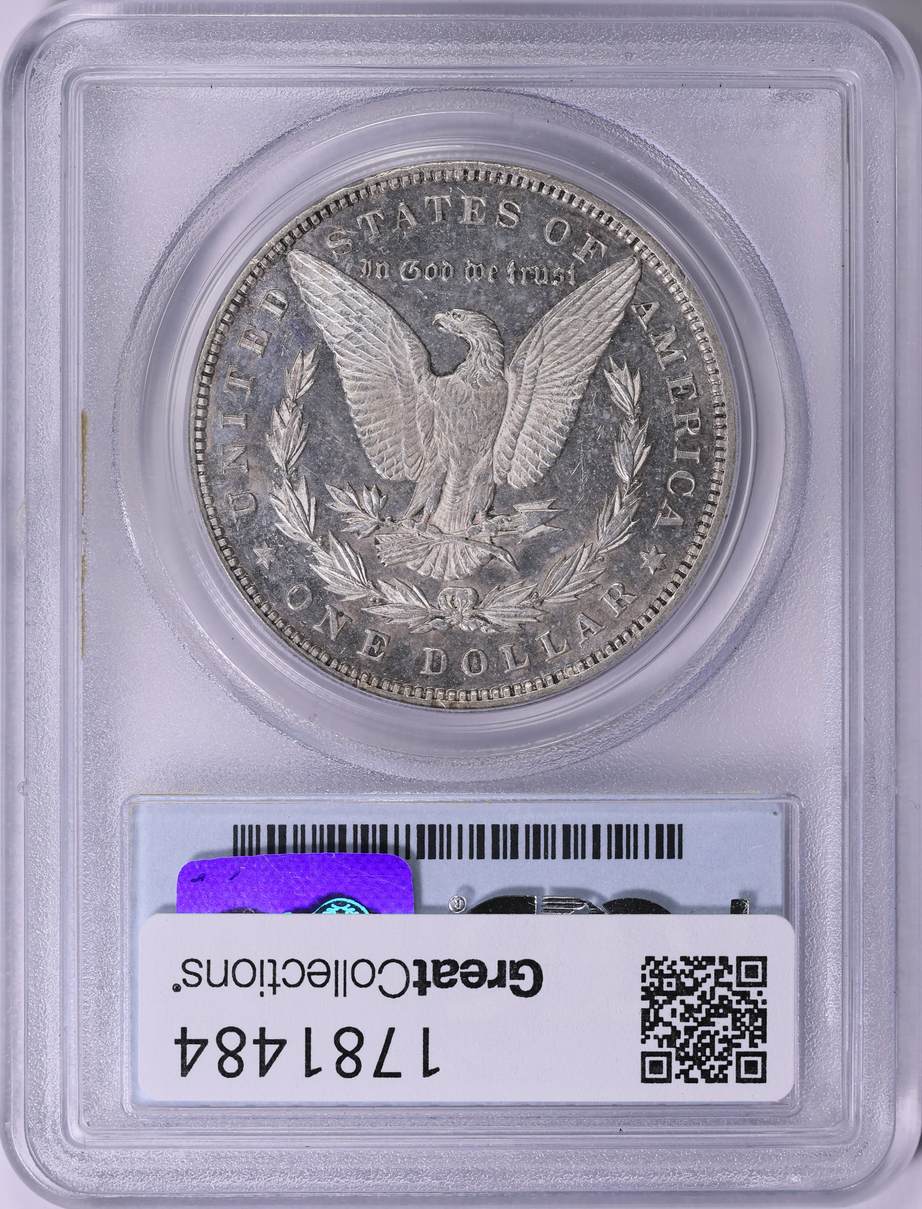 1890 Morgan Silver Dollar PCGS MS-61 DMPL (Item 1781484) | GreatCollections Coin Auctions