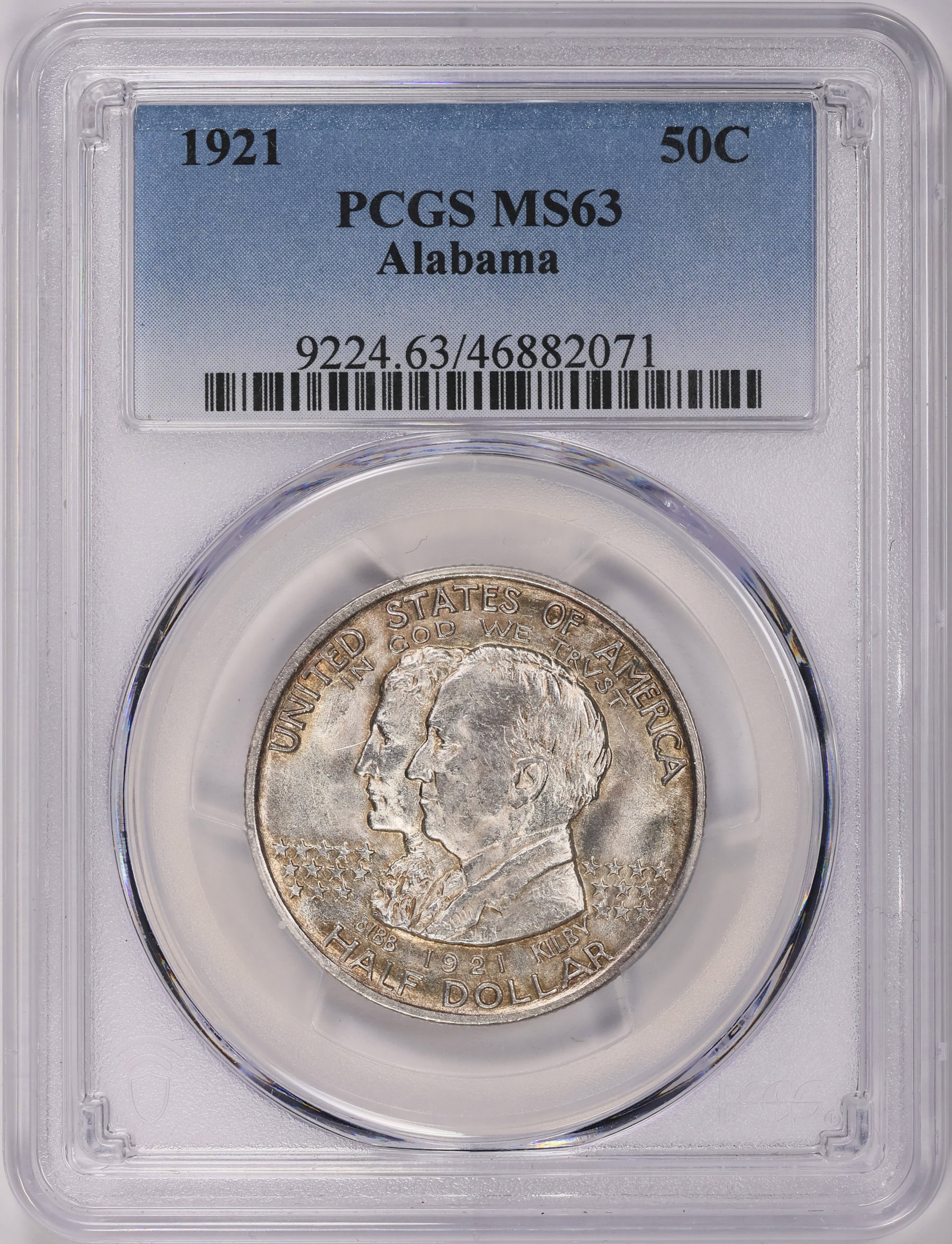 1921 Alabama Centennial Half Dollar PCGS MS-63 (Item 1781506 ...