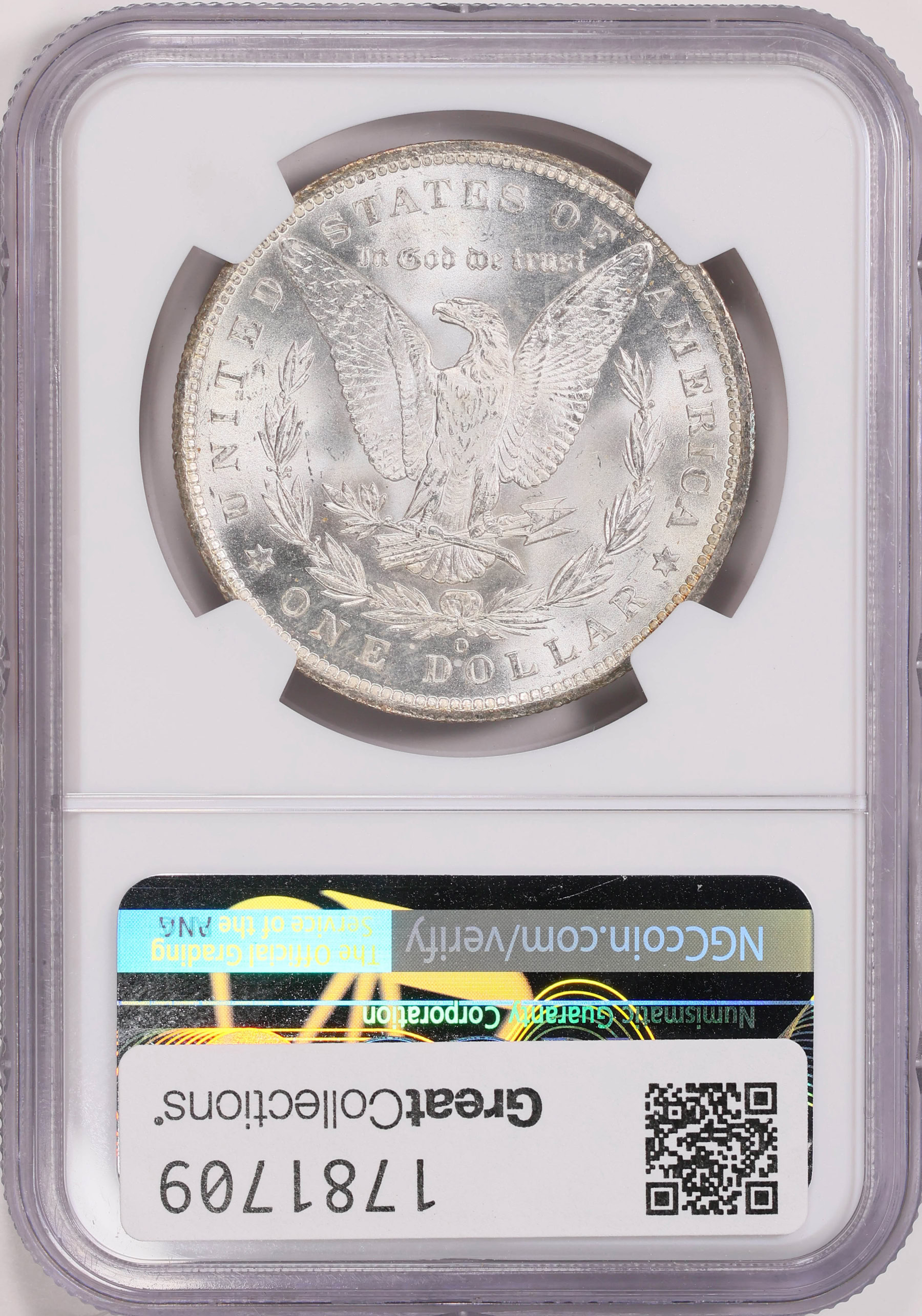 1885-O Morgan Silver Dollar NGC MS-65 (Tombstone Hoard) (Toned) (Item ...