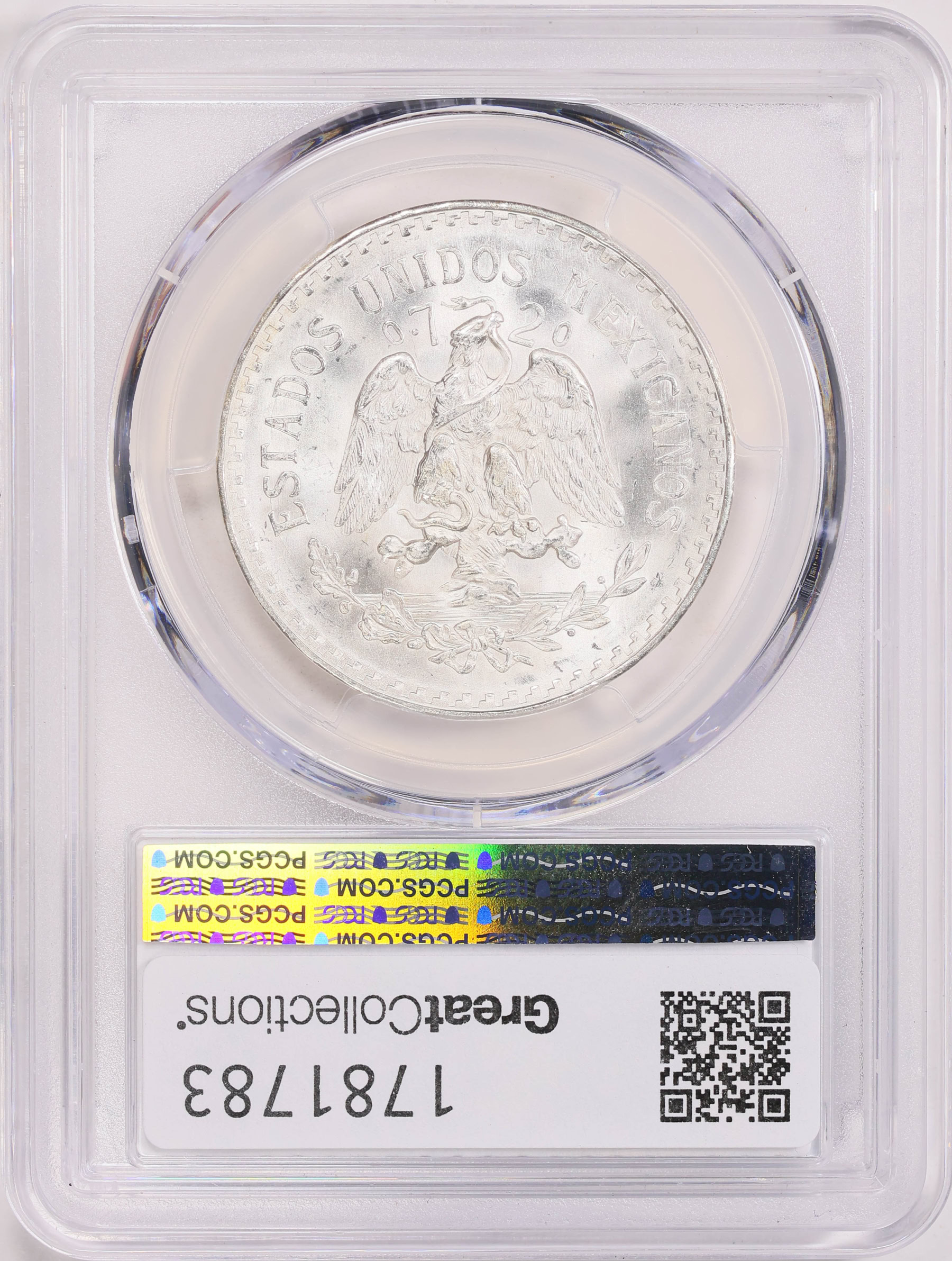 Mexico 1932-M Silver Peso Open 9 KM-455 PCGS MS-66 (Item 1781783 ...