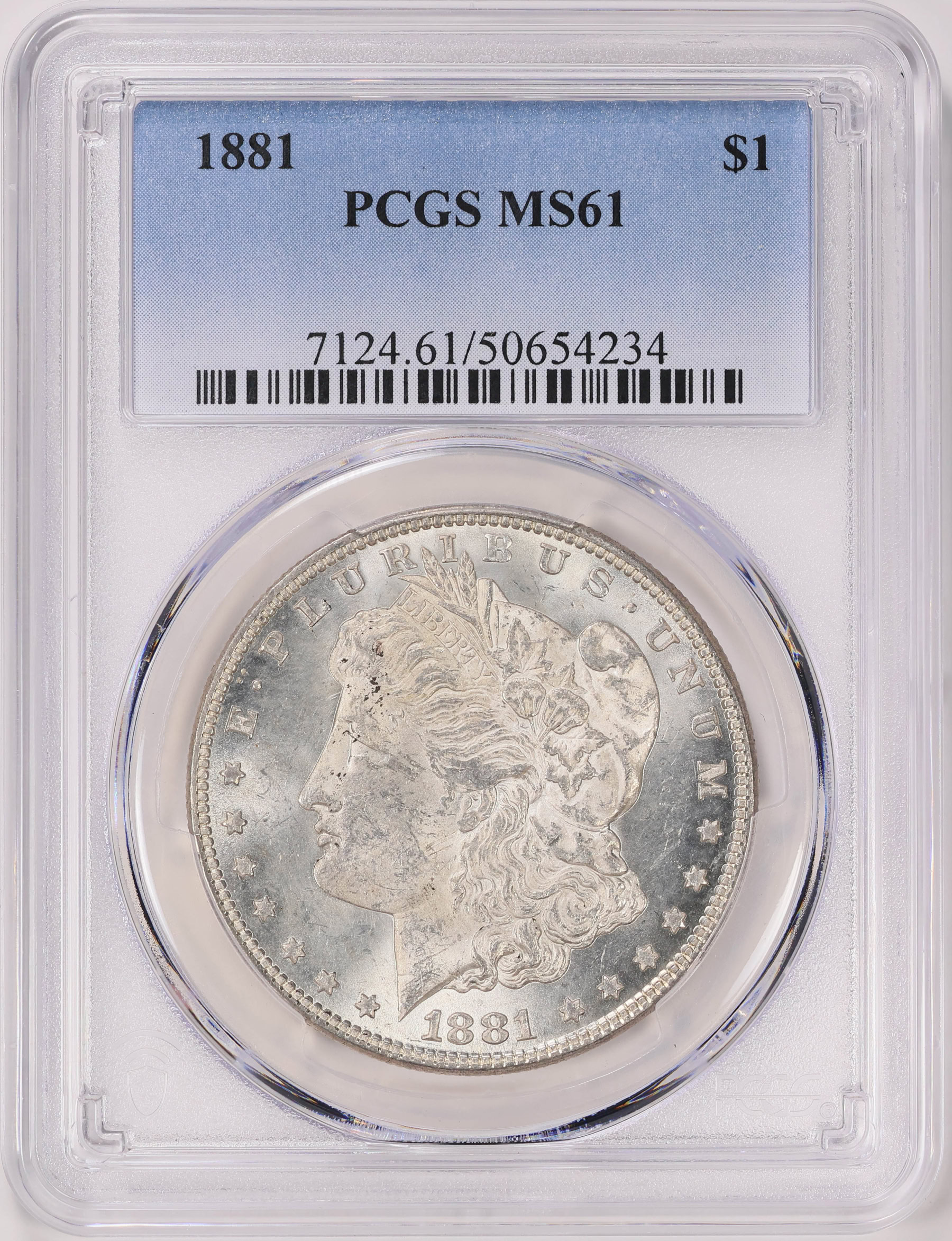 1881 Morgan Silver Dollar PCGS MS-61 (Item 1781876) | GreatCollections Coin Auctions
