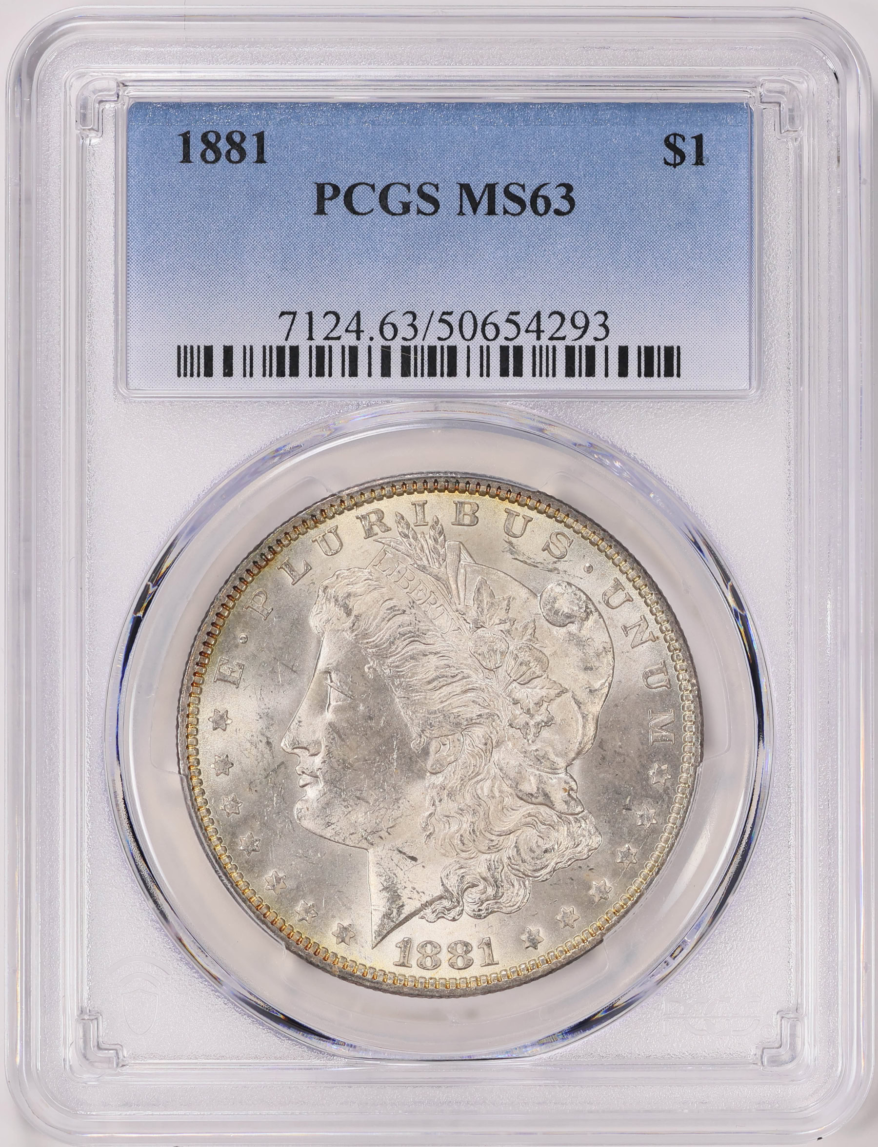 1881 Morgan Silver Dollar PCGS MS-63 (Item 1781879) | GreatCollections Coin Auctions