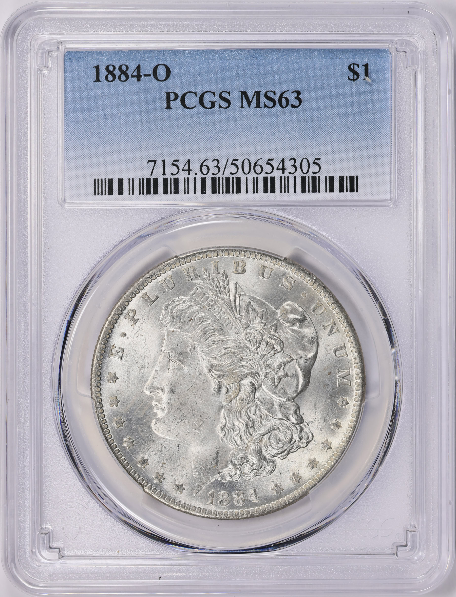 1884-O Morgan Silver Dollar PCGS MS-63 (Item 1781885) | GreatCollections Coin Auctions