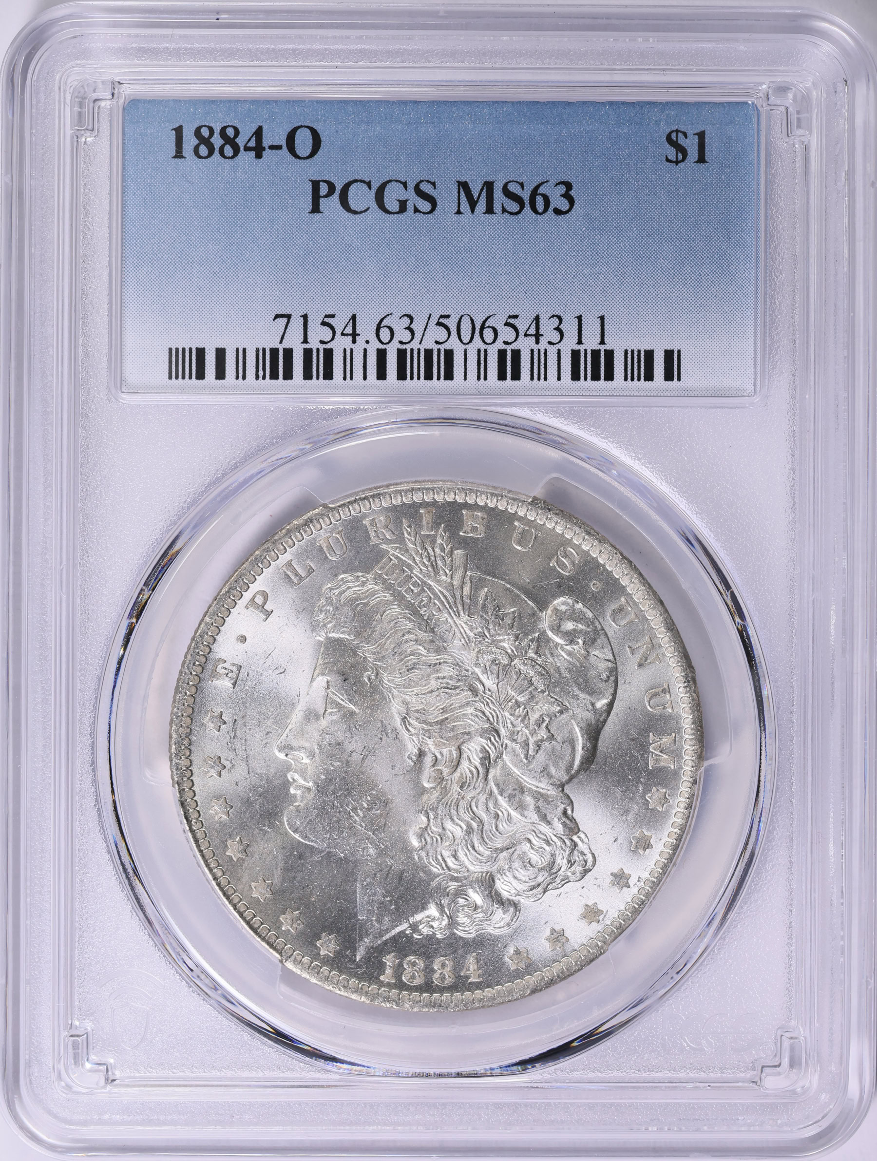 1884-O Morgan Silver Dollar PCGS MS-63 (Item 1781886) | GreatCollections Coin Auctions