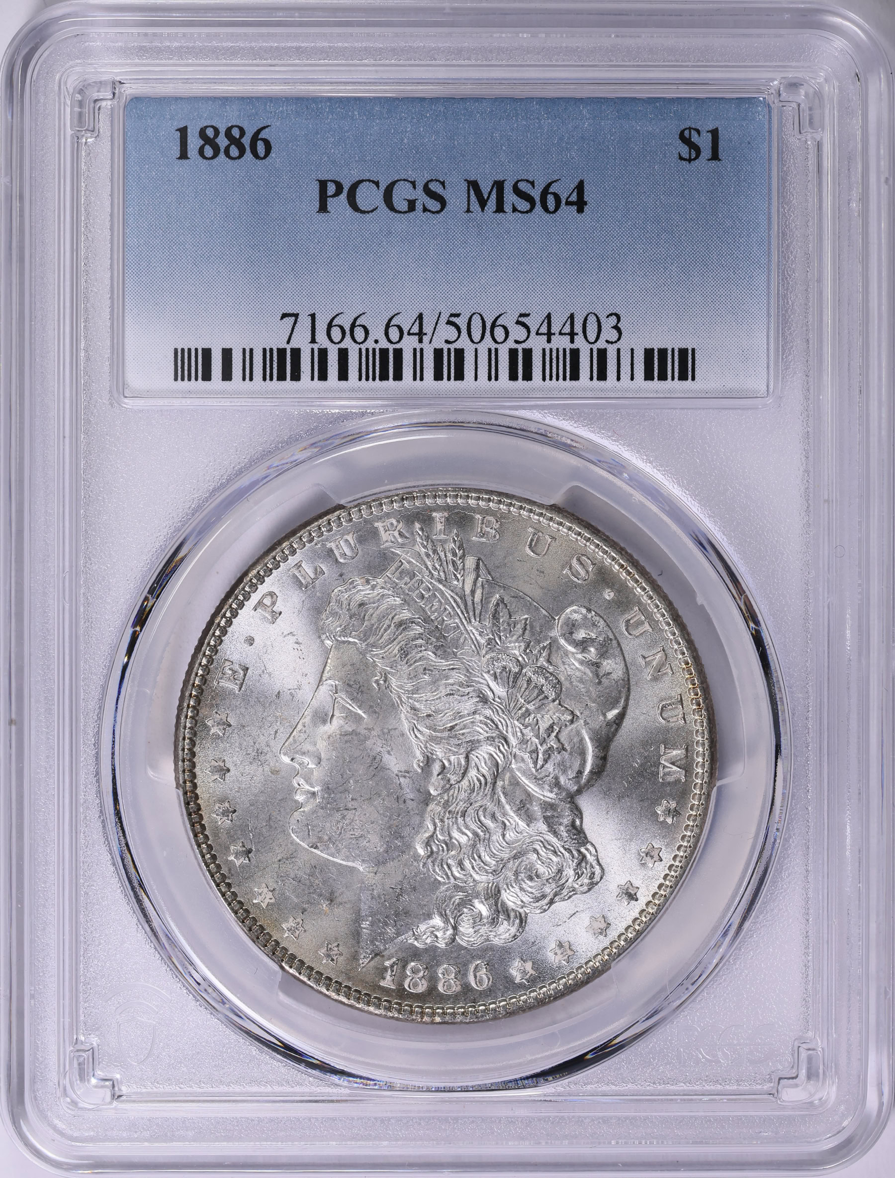 1886 Morgan Silver Dollar PCGS MS-64 (Item 1781892) | GreatCollections Coin Auctions