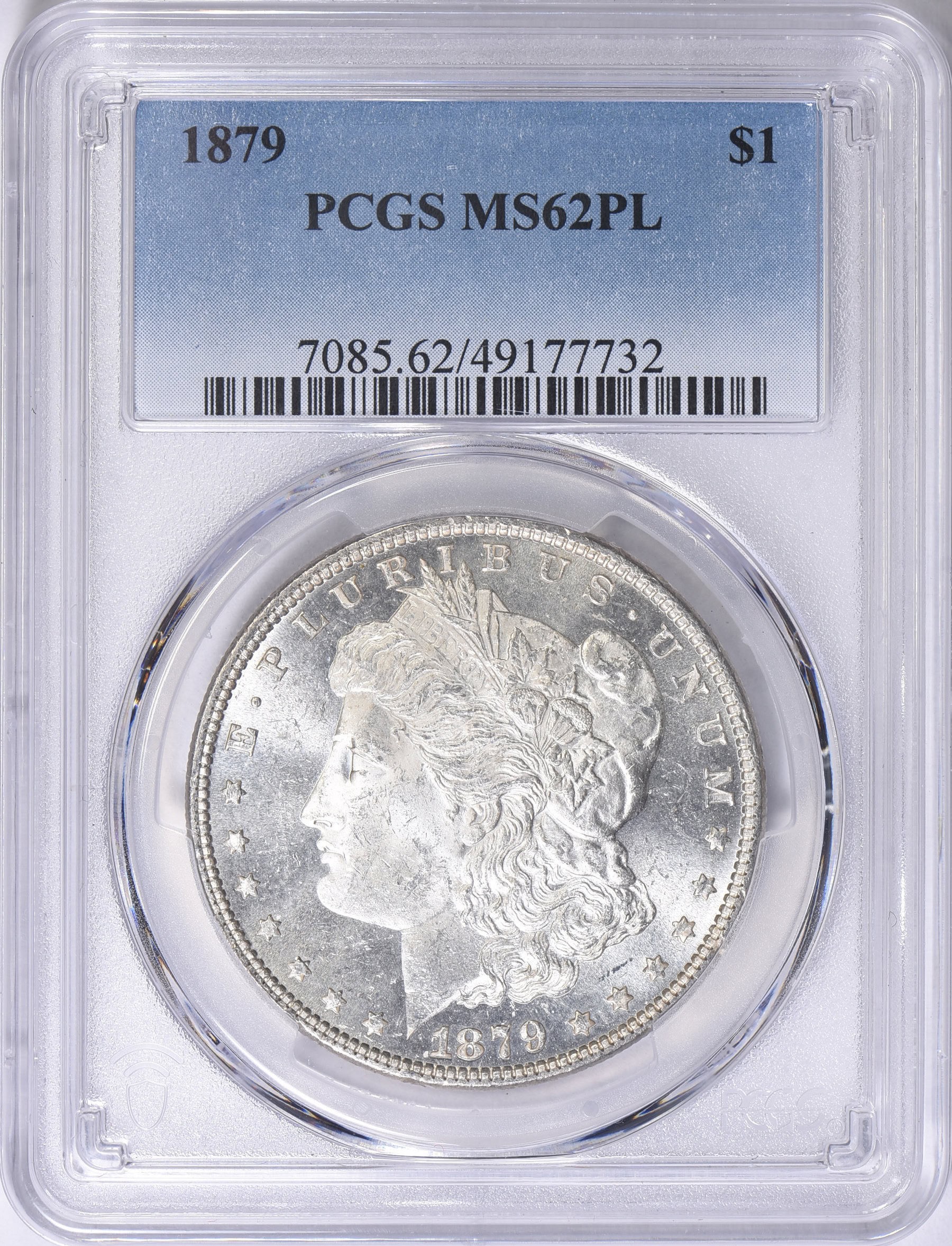 1879 Morgan Silver Dollar PCGS MS-62 PL (Item 1782020 ...