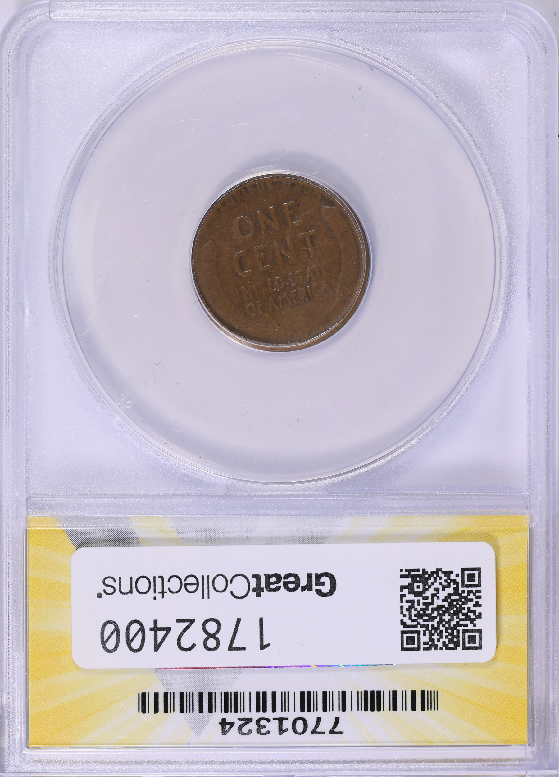 1922-D Lincoln Cent Weak D Die 3 ANACS F-12 BN (Item 1782400 ...