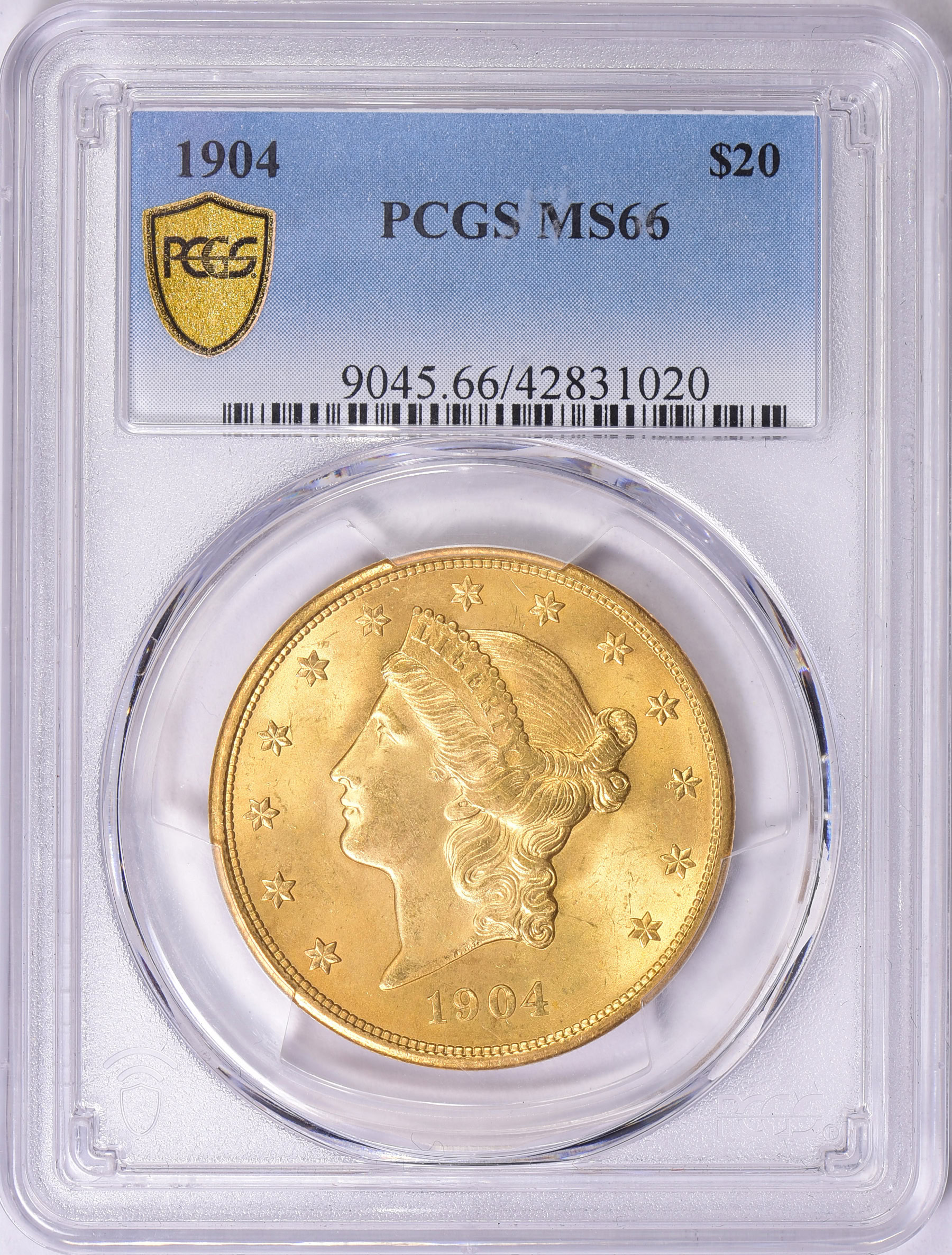 1904 Liberty Gold Double Eagle PCGS MS-66 (Item 1782512 ...