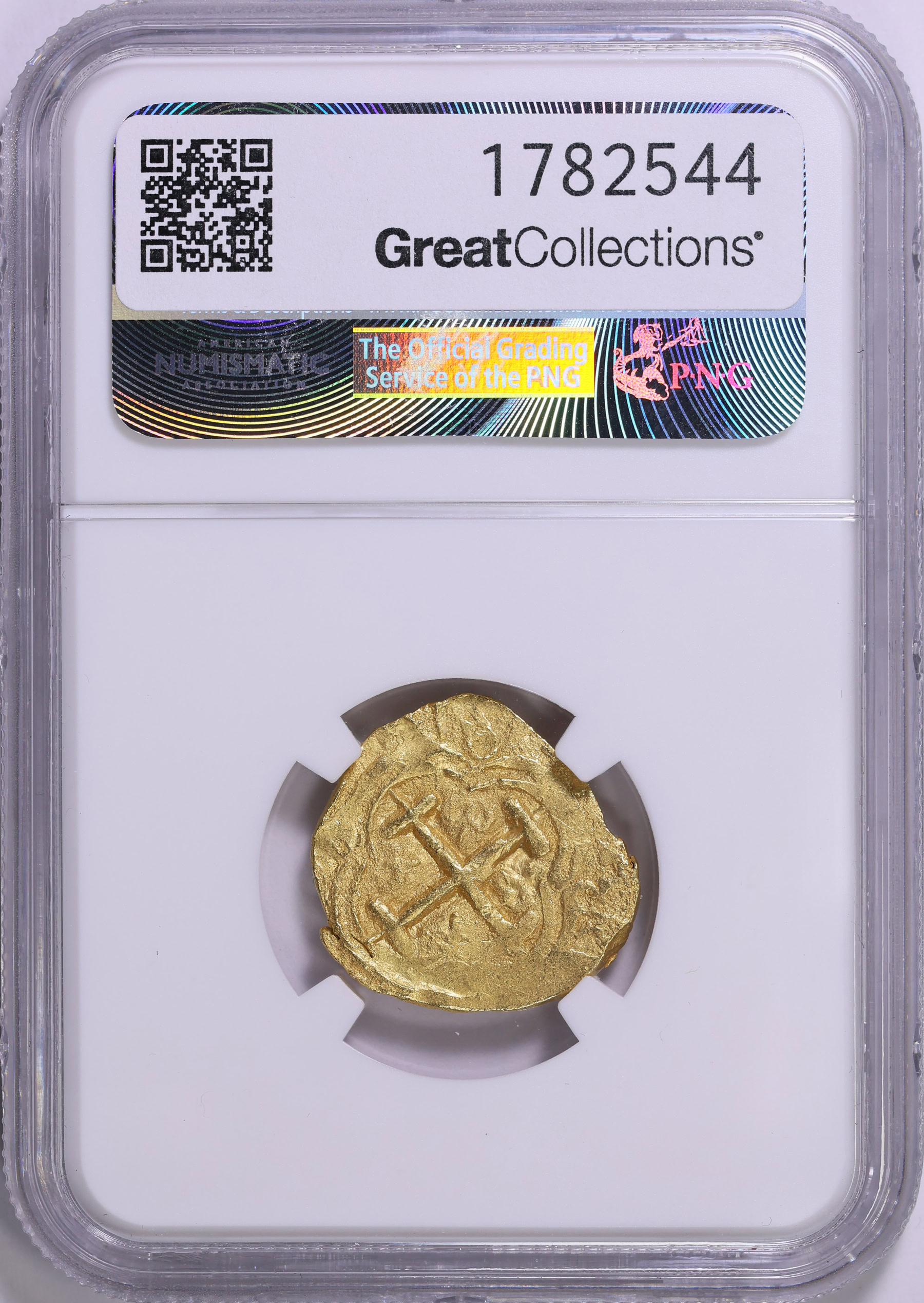 Colombia ND (1694-1701) Gold 2 Escudos Charles II Type AR(C)E KM-14.2 ...