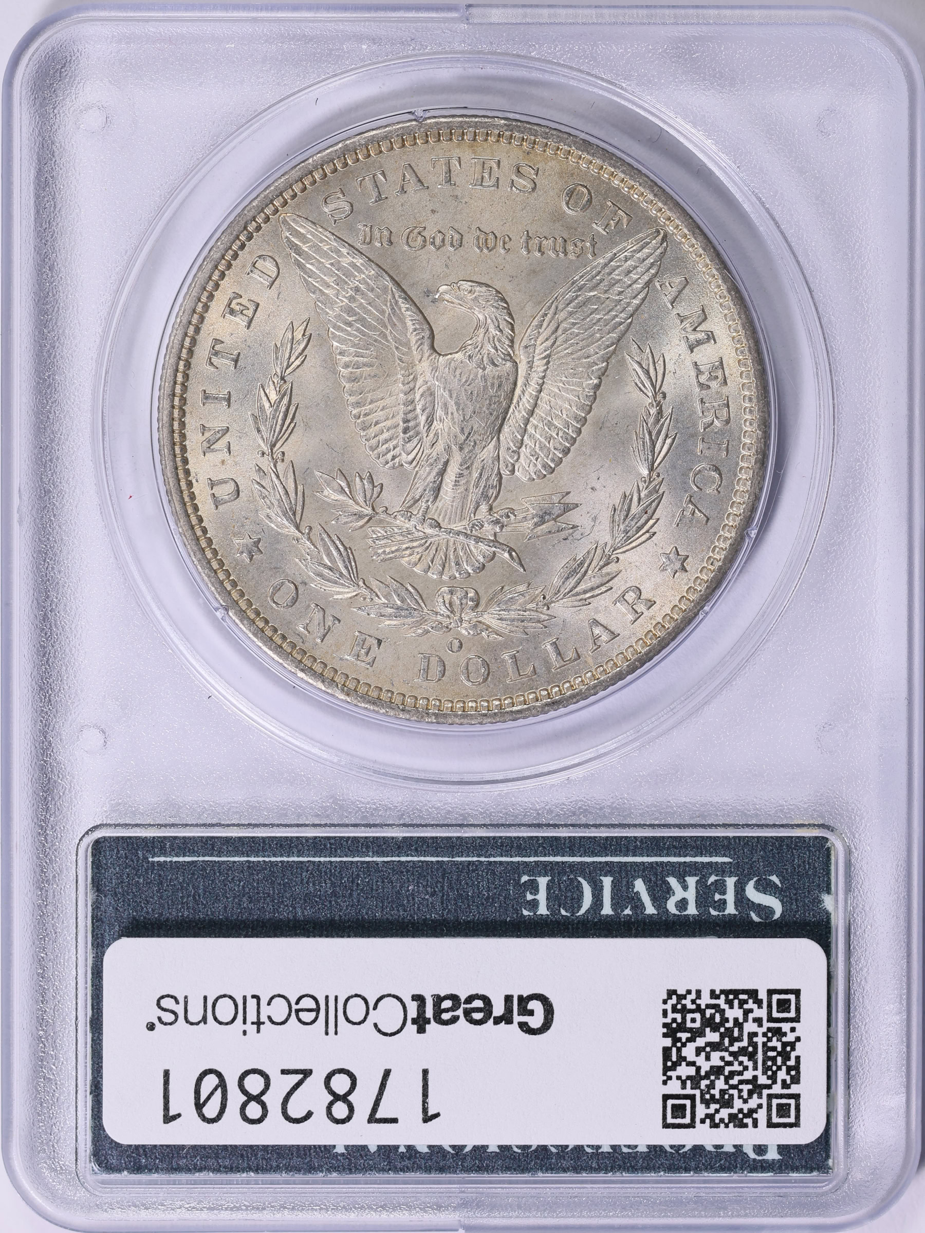 1888-O Morgan Silver Dollar PCGS MS-61 OGH (1st Gen) (Item 1782801) | GreatCollections Coin Auctions