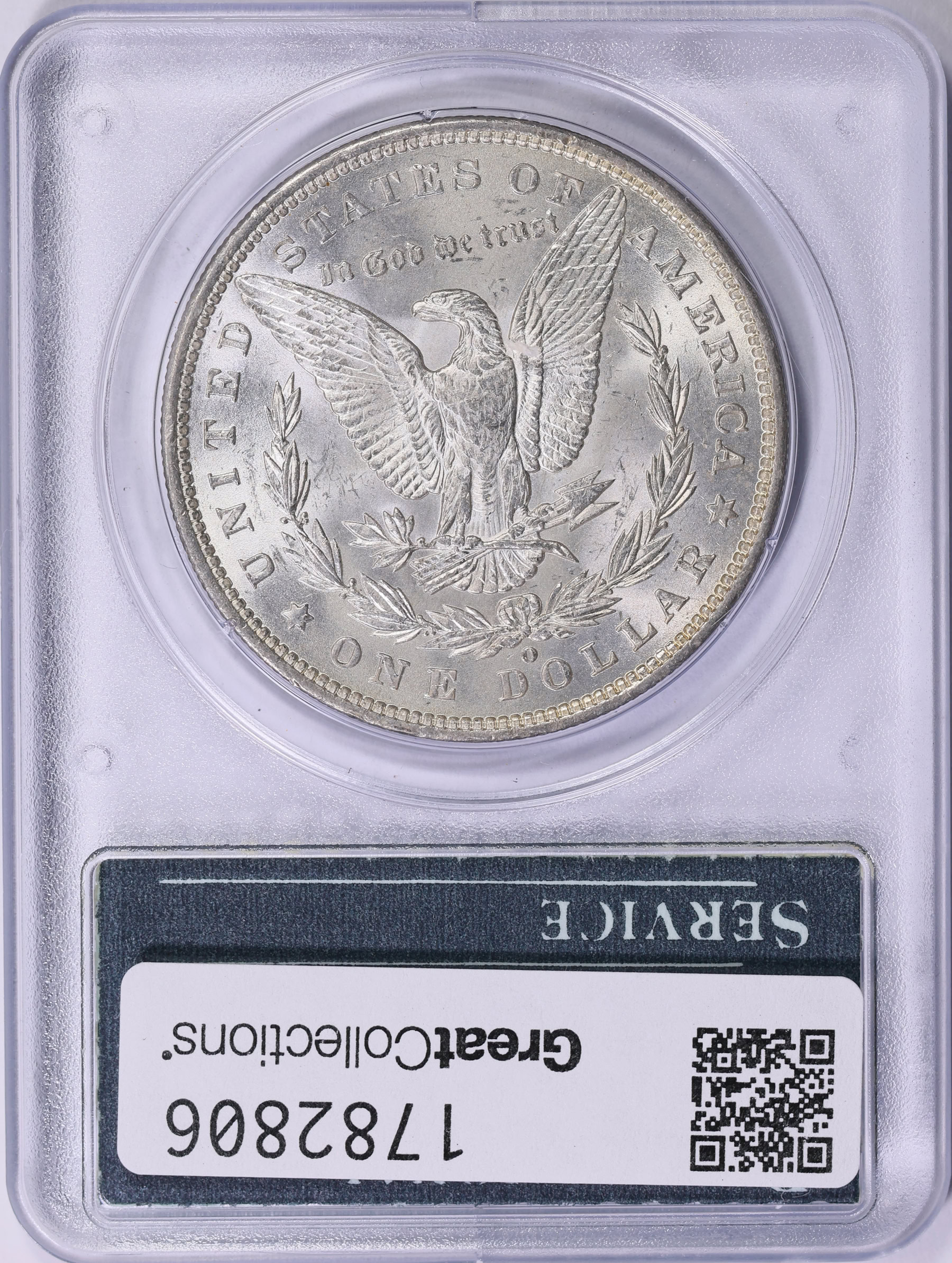 1888-O Morgan Silver Dollar PCGS MS-61 OGH (1st Gen) (Item 1782806) | GreatCollections Coin Auctions