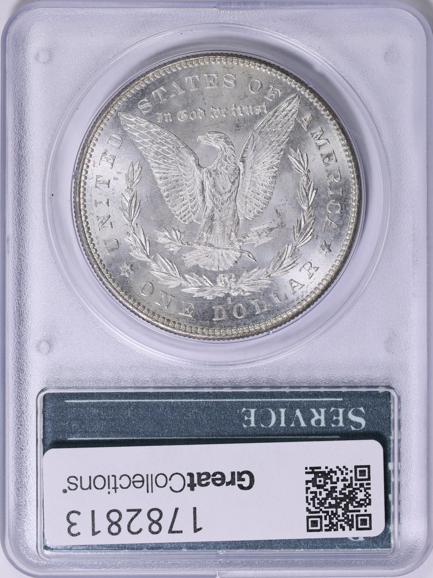 1878-S Morgan Silver Dollar PCGS MS-62 OGH (1st Gen) (Item 1782813) | GreatCollections Coin Auctions