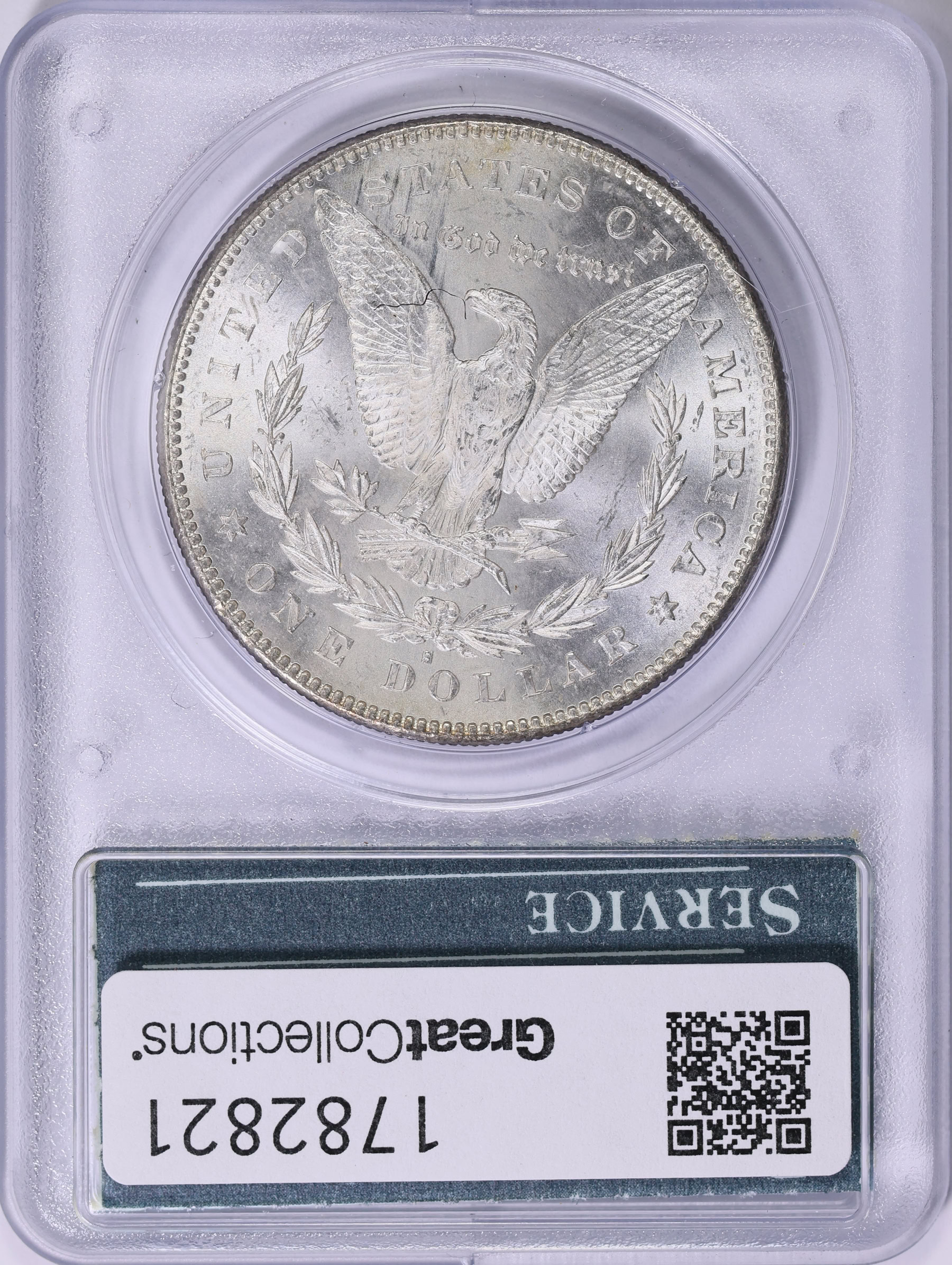 1878-S Morgan Silver Dollar PCGS MS-61 OGH (1st Gen) (Item 1782821) | GreatCollections Coin Auctions