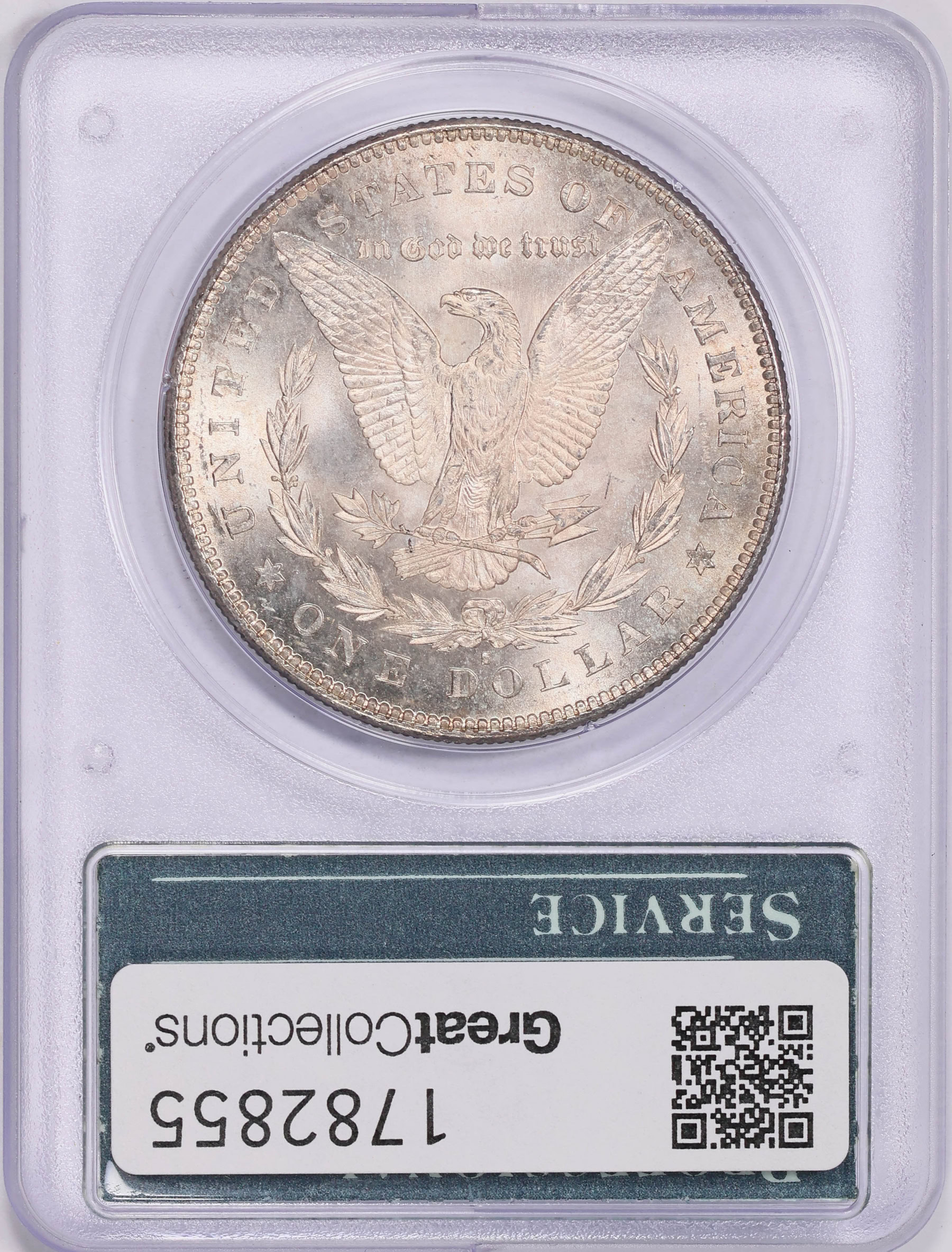 1878-S Morgan Silver Dollar PCGS MS-61 OGH (1st Gen) (Item 1782855) | GreatCollections Coin Auctions