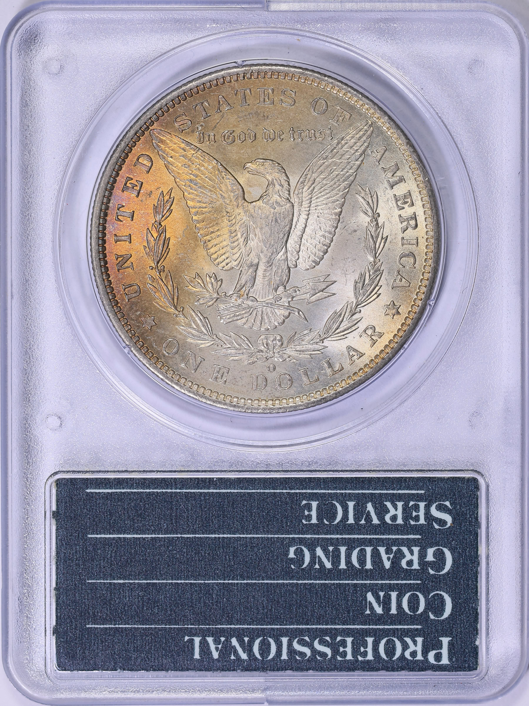 1888-O Morgan Silver Dollar PCGS MS-62 OGH (1st Gen) (Toned) (Item 1782860) | GreatCollections ...