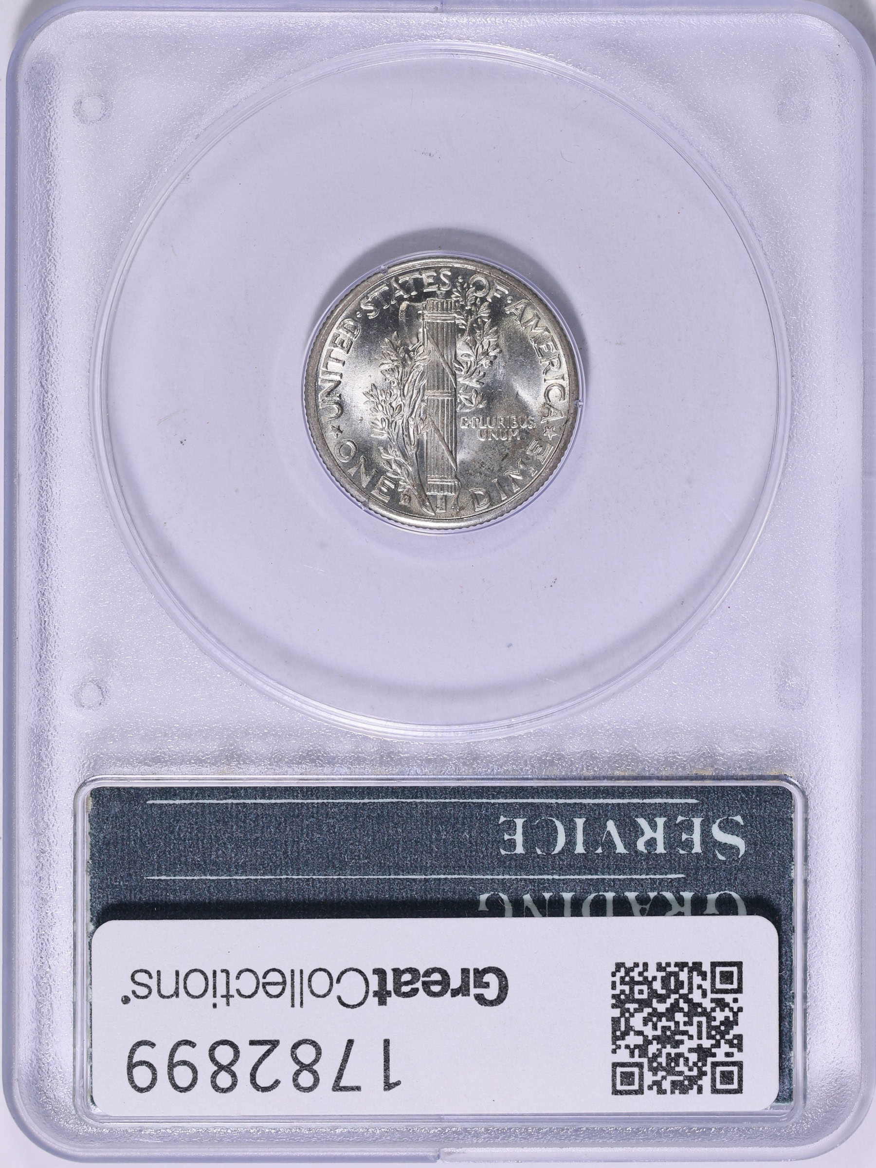 1942-D Mercury Dime PCGS MS-64 FB (CAC Green) OGH (1st Gen) (Item 1782899) | GreatCollections ...