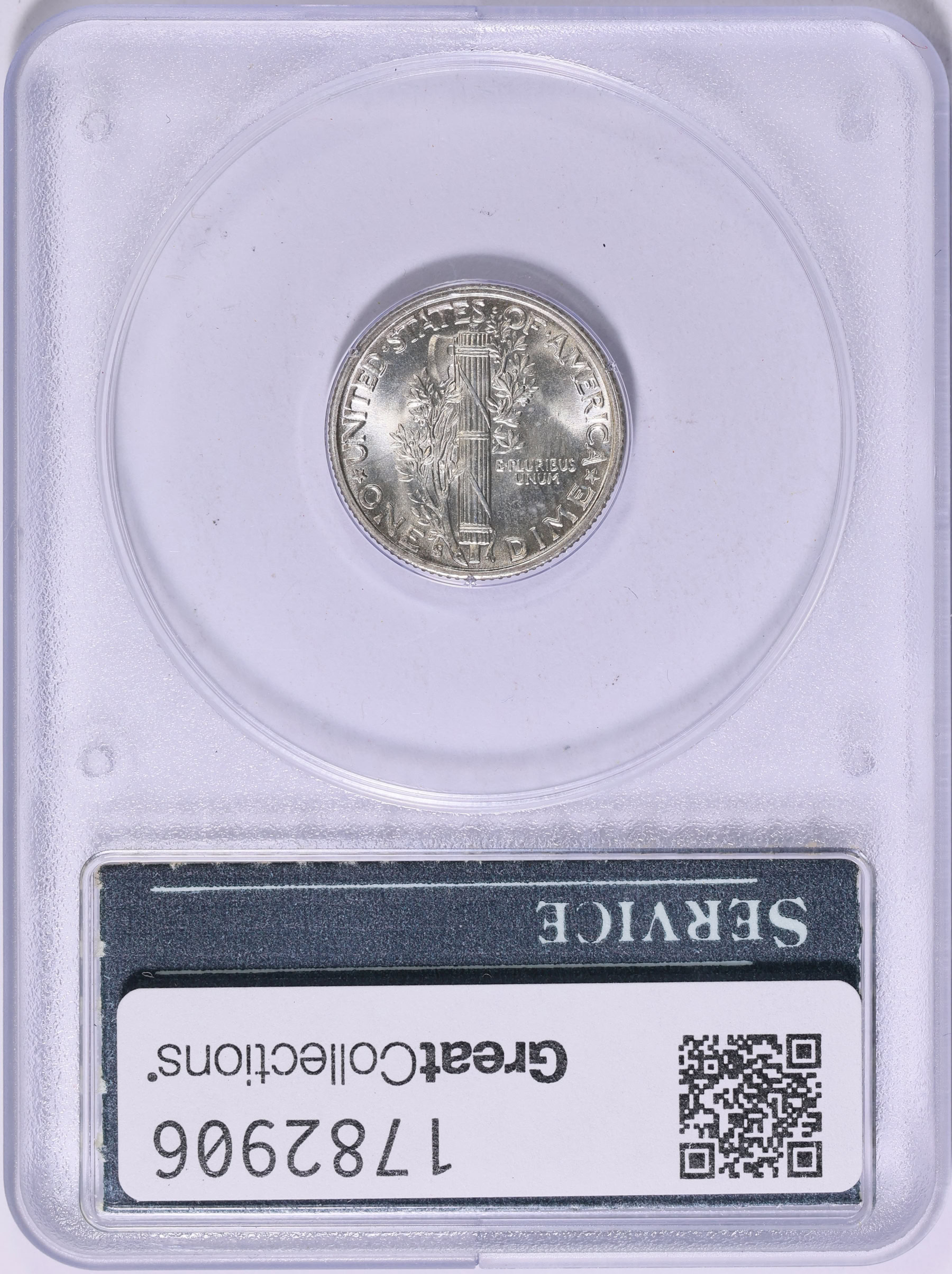 1942-S Mercury Dime PCGS MS-64 FB (CAC Green) OGH (1st Gen) (Item 1782906) | GreatCollections ...