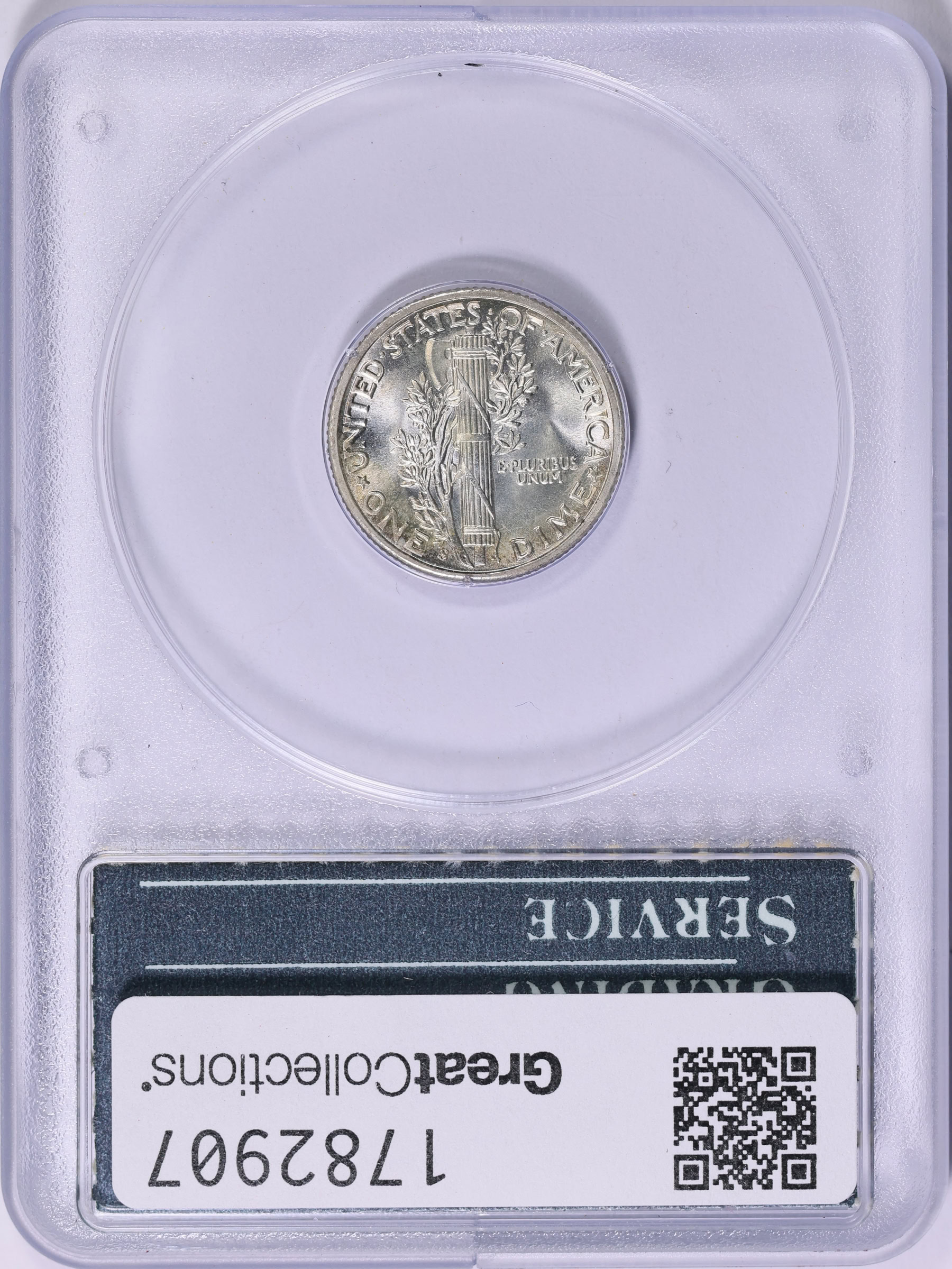 1942-S Mercury Dime PCGS MS-65 OGH (1st Gen) (Item 1782907) | GreatCollections Coin Auctions