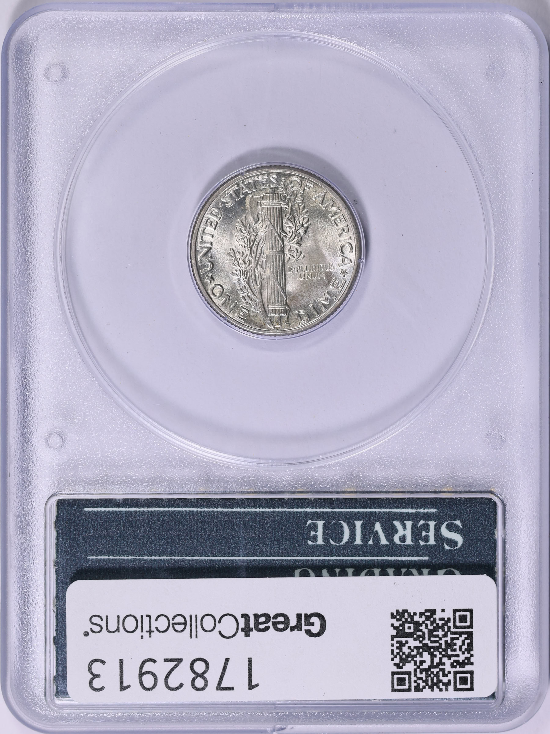 1943 Mercury Dime PCGS MS-65 (CAC Green) OGH (1st Gen) (Item 1782913) | GreatCollections Coin ...