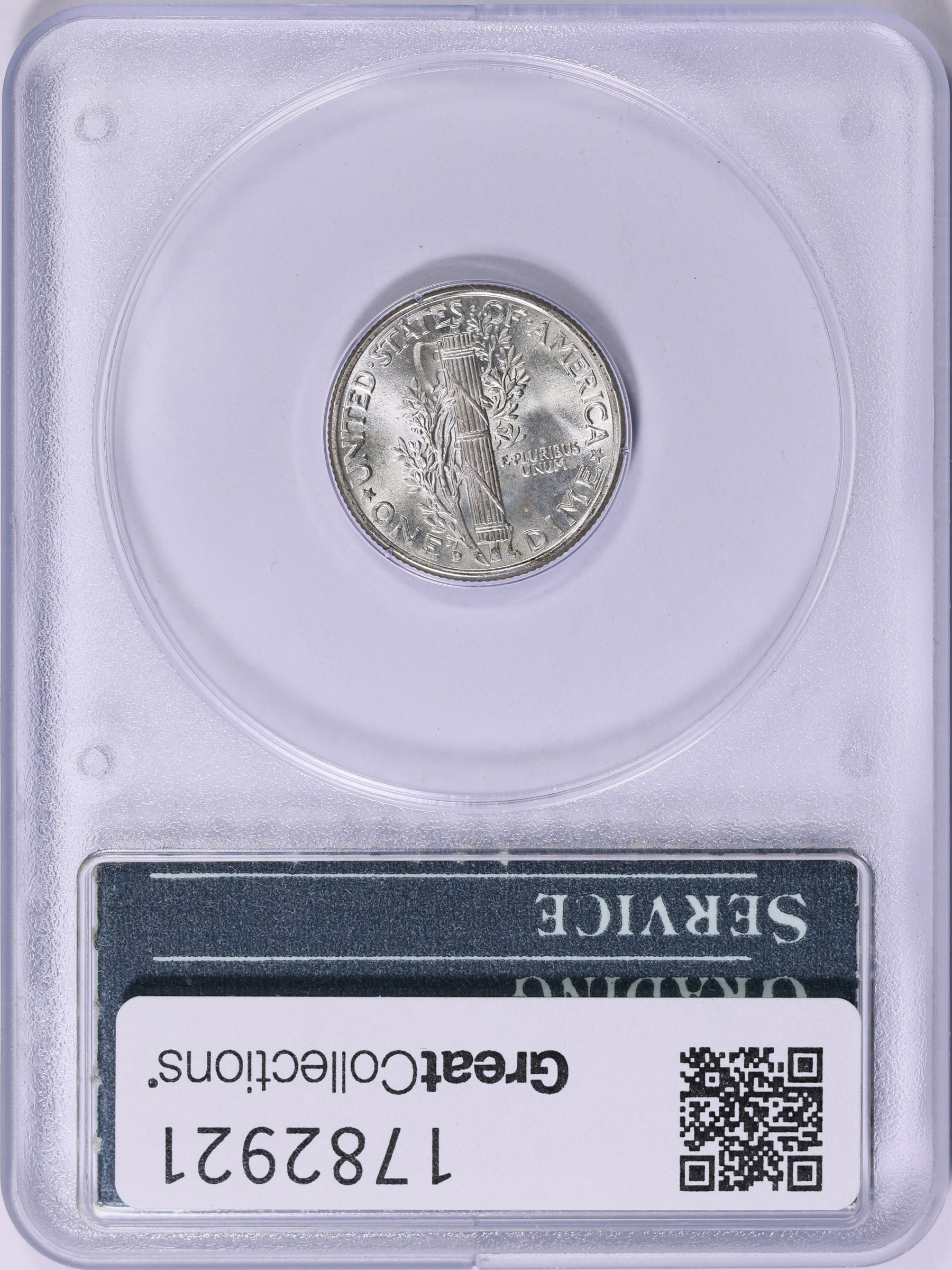 1943-D Mercury Dime PCGS MS-65 FB (CAC Green) OGH (1st Gen) (Item 1782921) | GreatCollections ...