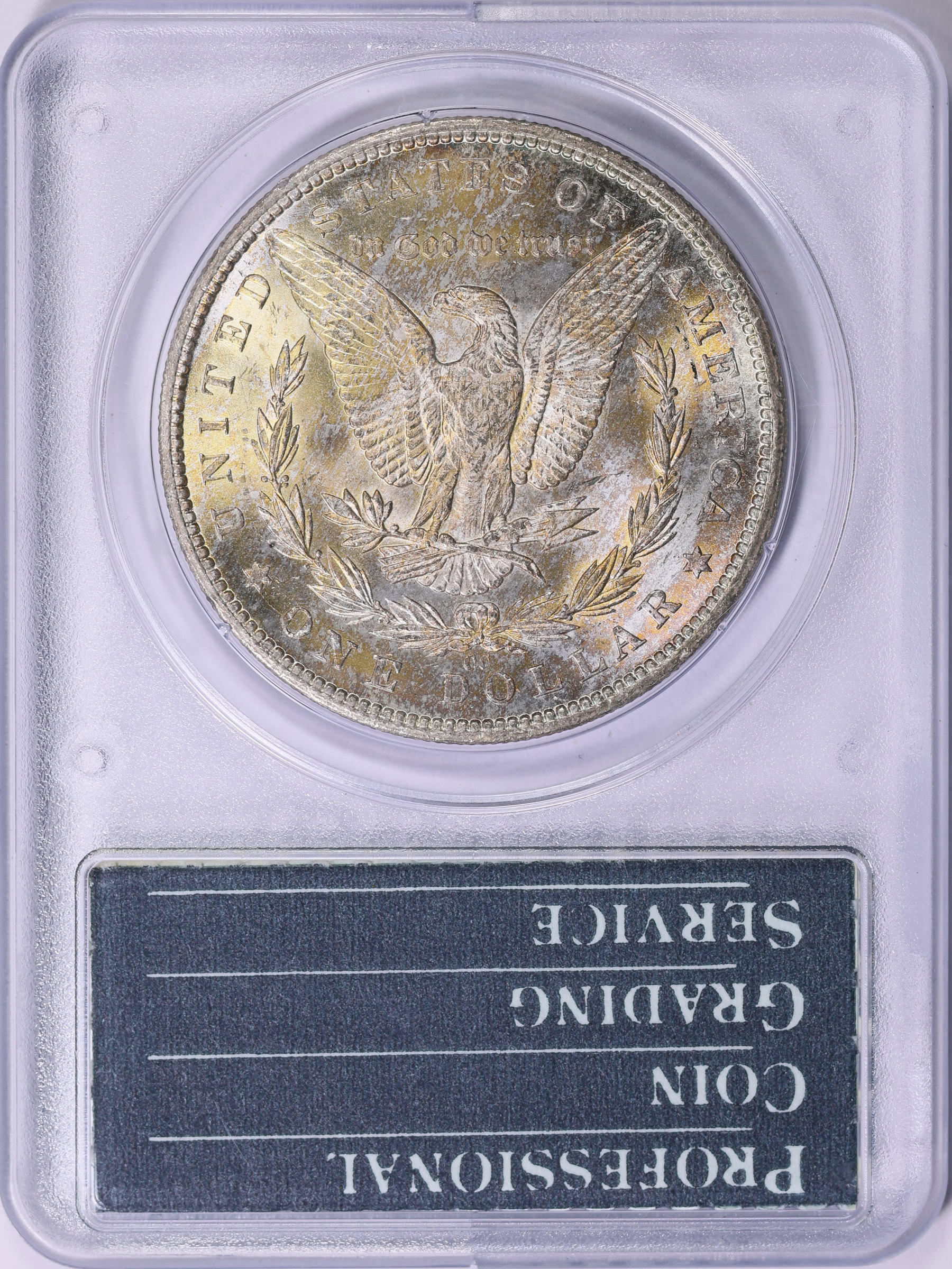 1884-CC Morgan Silver Dollar PCGS MS-62 (CAC Green) OGH (1st Gen) (Toned) (Item 1783028 ...