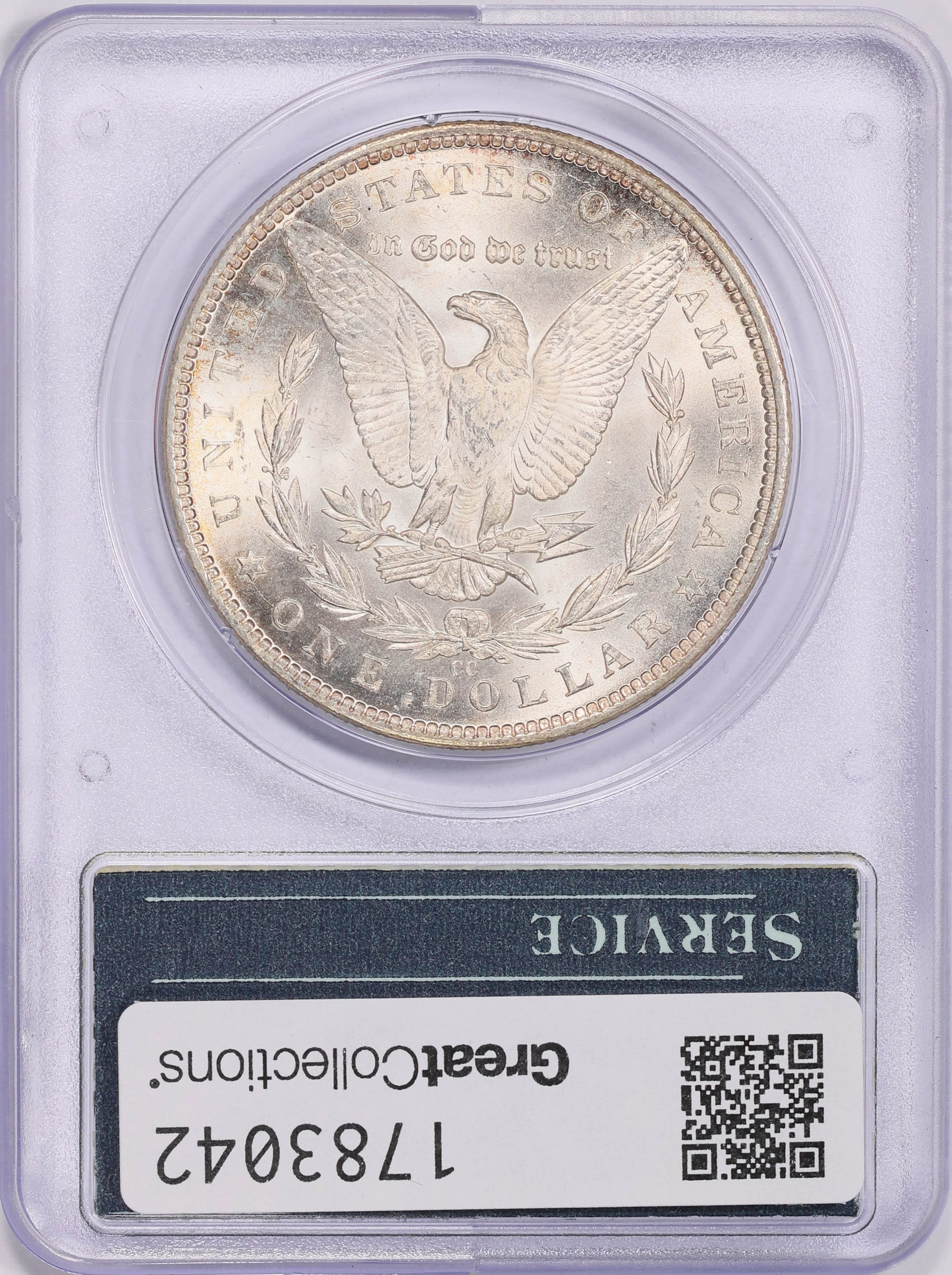 1884-CC Morgan Silver Dollar PCGS MS-62 (CAC Green) OGH (1st Gen) (Item 1783042 ...