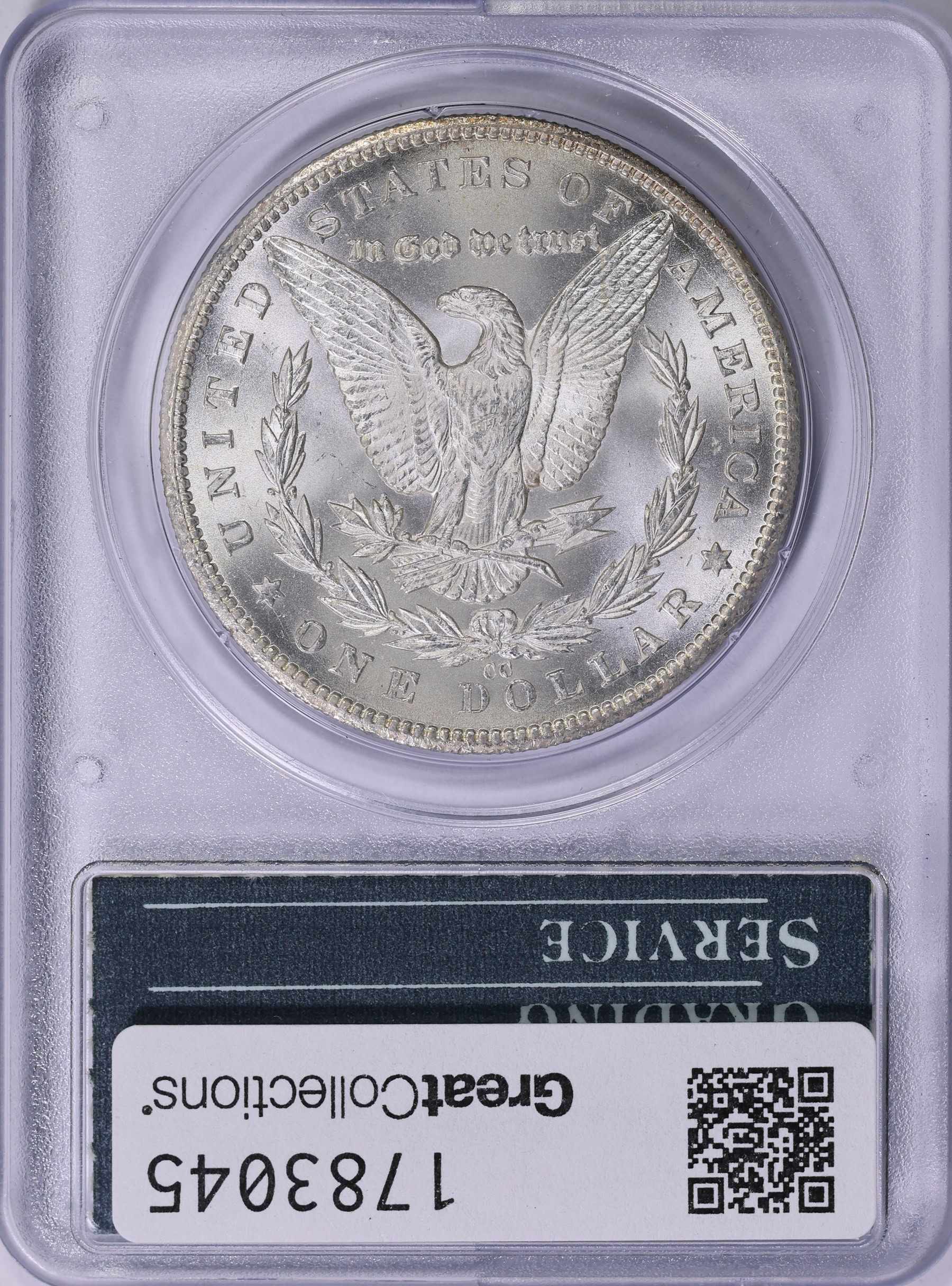 1884-CC Morgan Silver Dollar PCGS MS-63 (CAC Green) OGH (1st Gen) (Item 1783045 ...