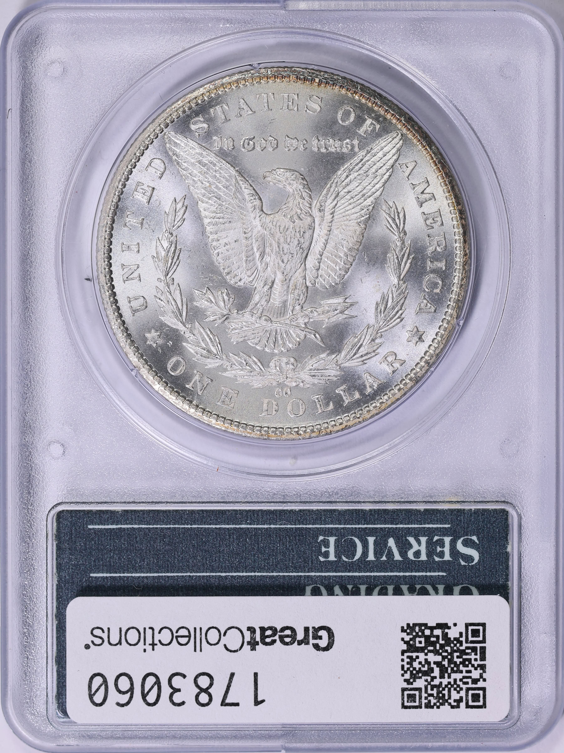 1885-CC Morgan Silver Dollar PCGS MS-61 (CAC Green) OGH (1st Gen) (Item 1783060 ...