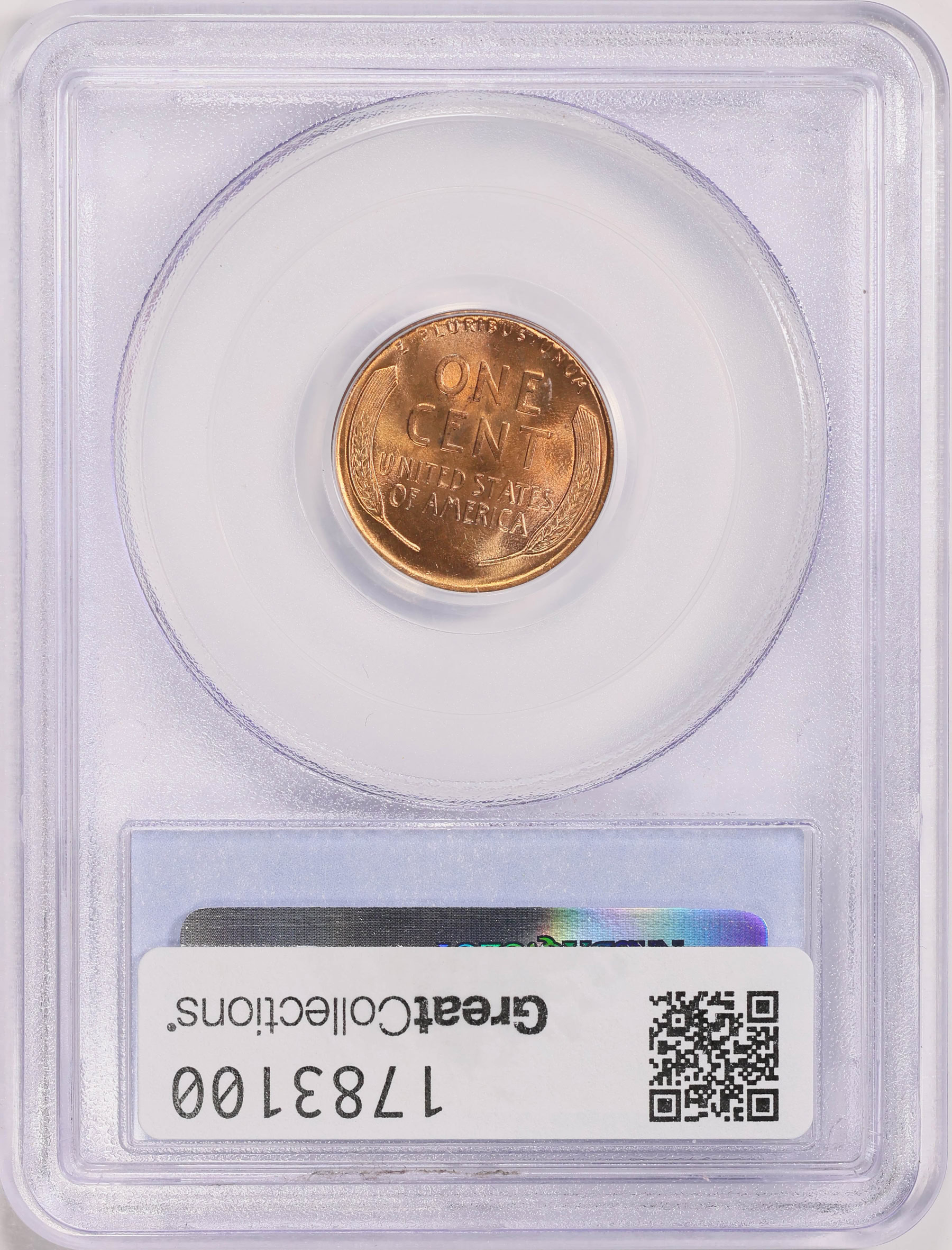 1923 Lincoln Cent PCGS MS-66+ RD (Item 1783100) | GreatCollections Coin Auctions
