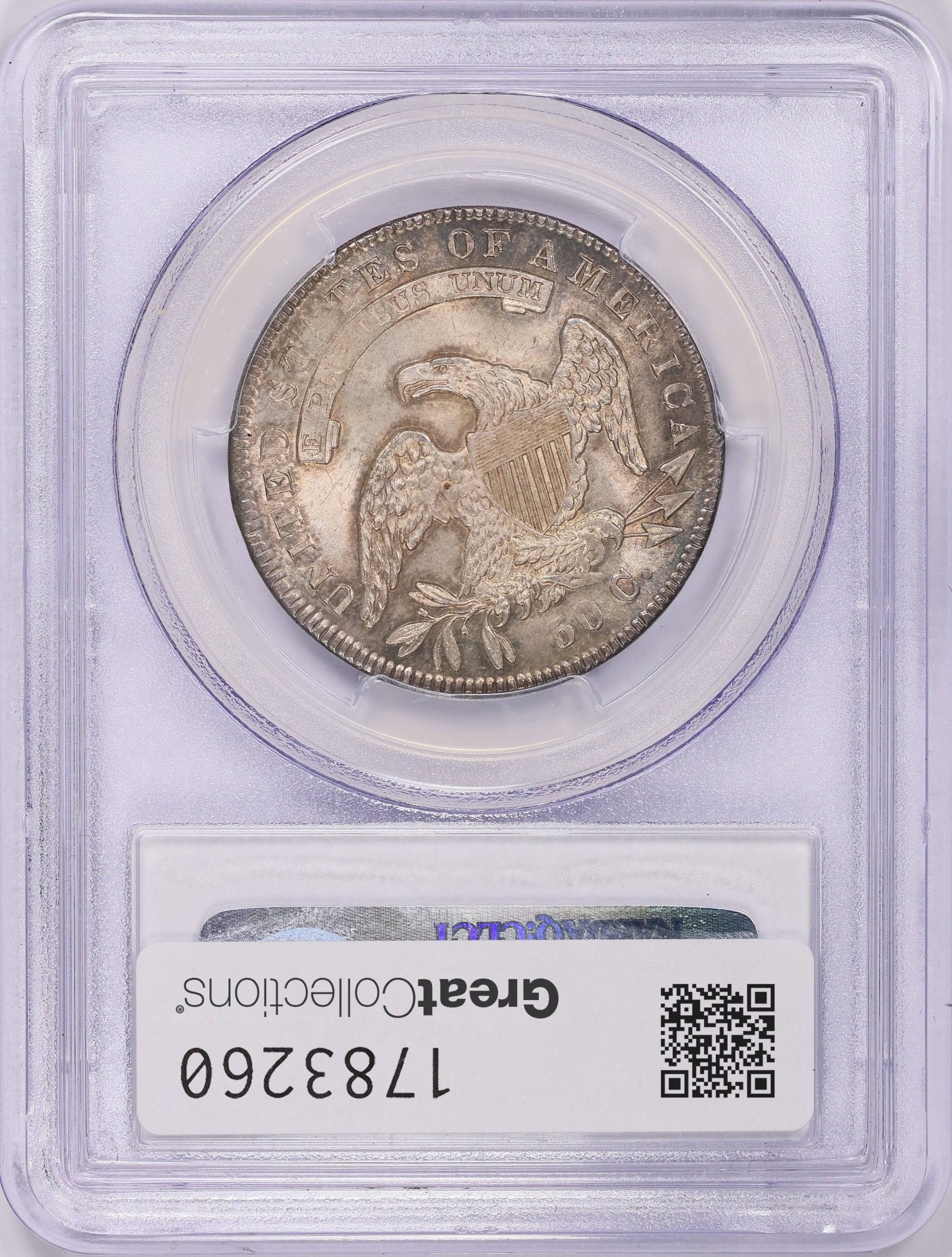 1834 Capped Bust Half Dollar Small Date, Small Letters PCGS MS-65 (Toned) (Item 1783260 ...