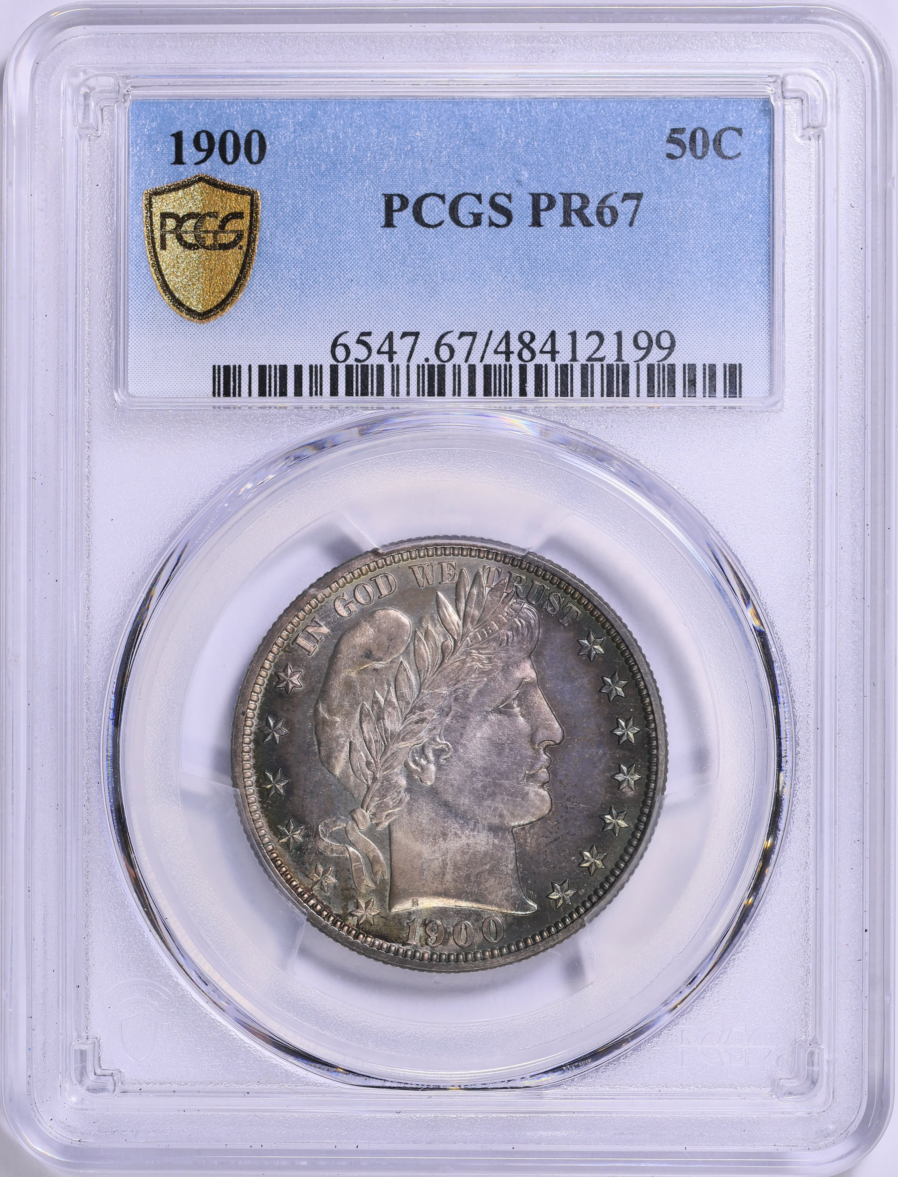 1900 Barber Half Dollar PCGS Proof-67 (Item 1783269) | GreatCollections Coin Auctions