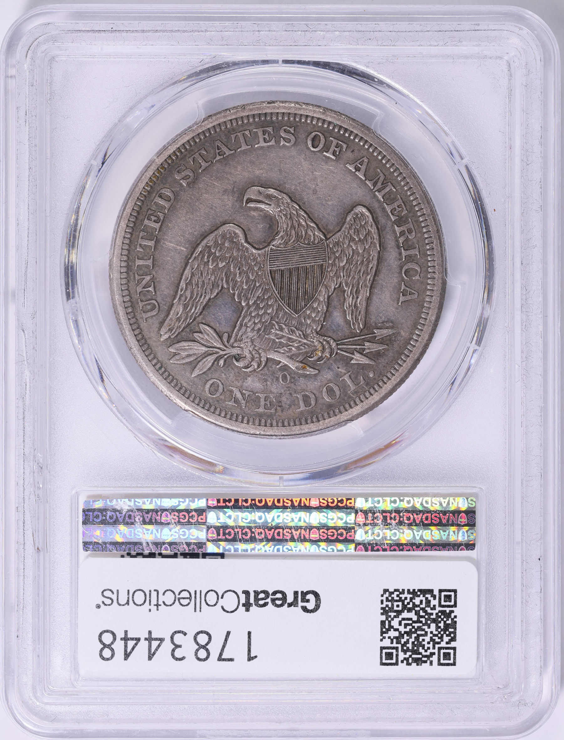 1859-O Seated Liberty Silver Dollar PCGS XF-45 (Item 1783448) | GreatCollections Coin Auctions