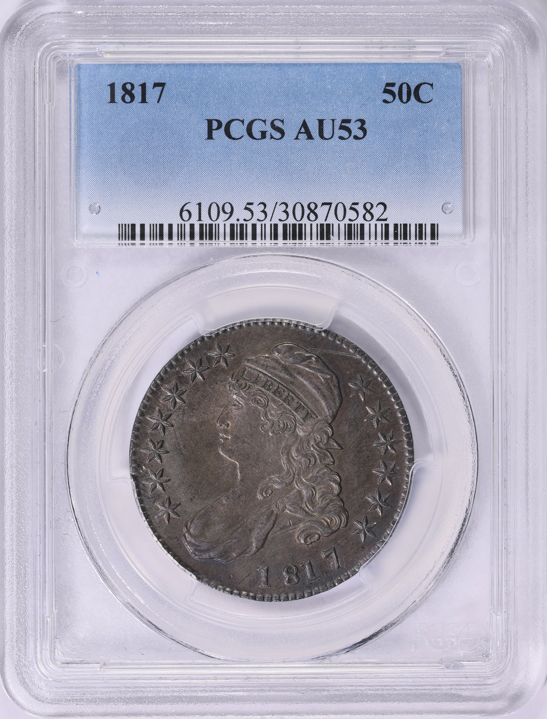 1817 Capped Bust Half Dollar PCGS AU-53 (Item 1783450 ...
