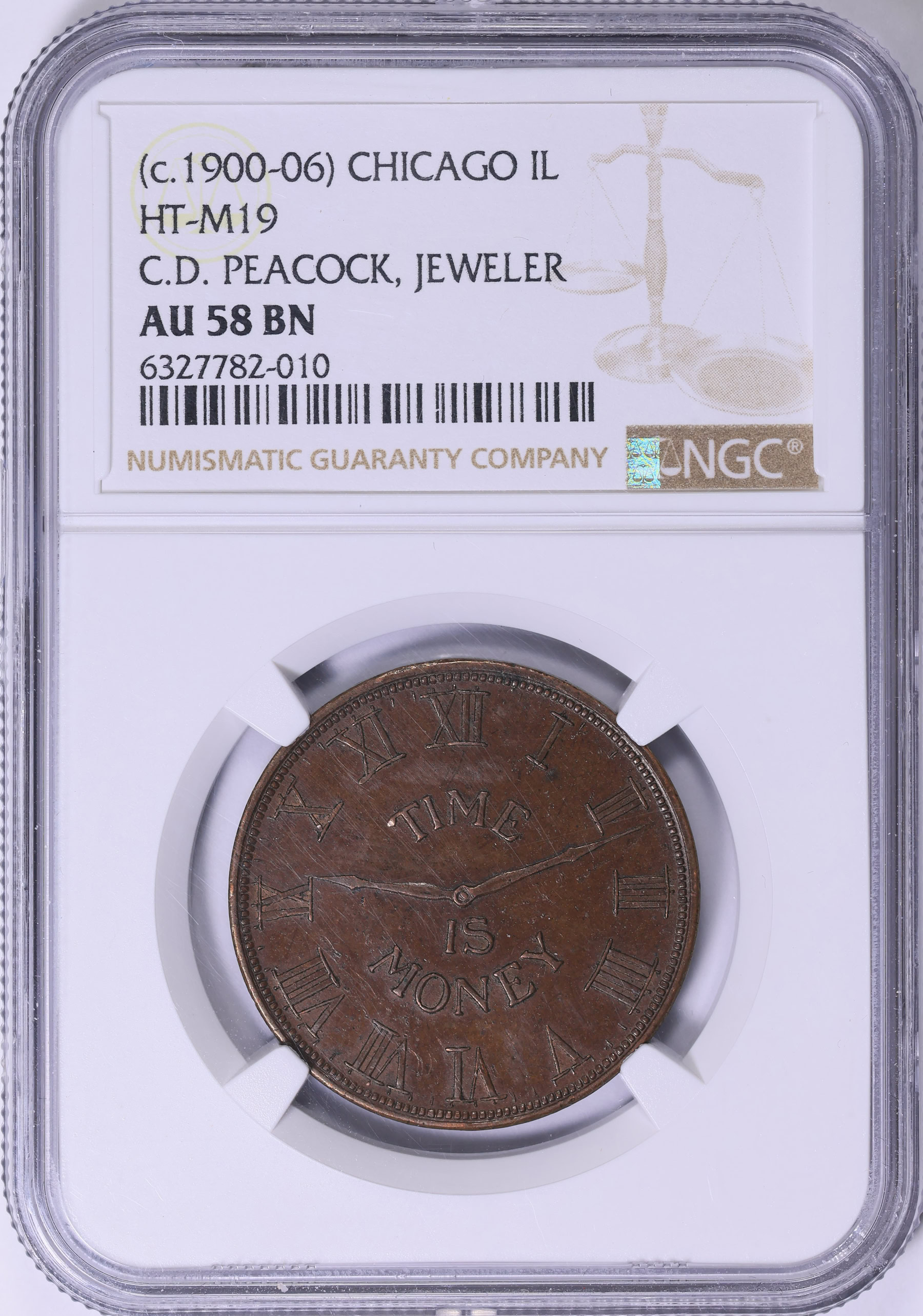 1837 (c.1900-06) Chicago, Illinois C.D. Peacock, Jeweler Hard Times ...