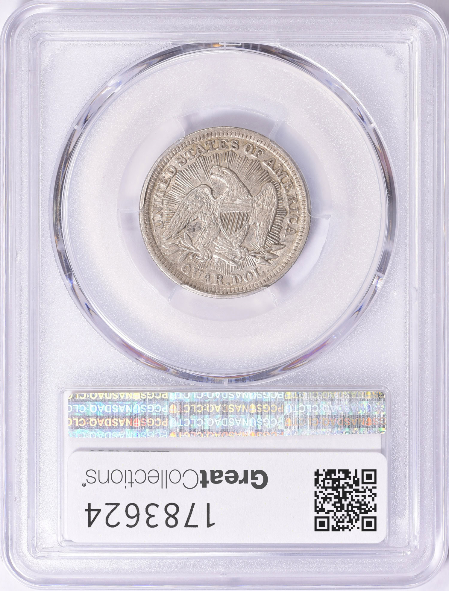 1853 Seated Liberty Quarter Arrows and Rays PCGS XF-45 (Item 1783624 ...