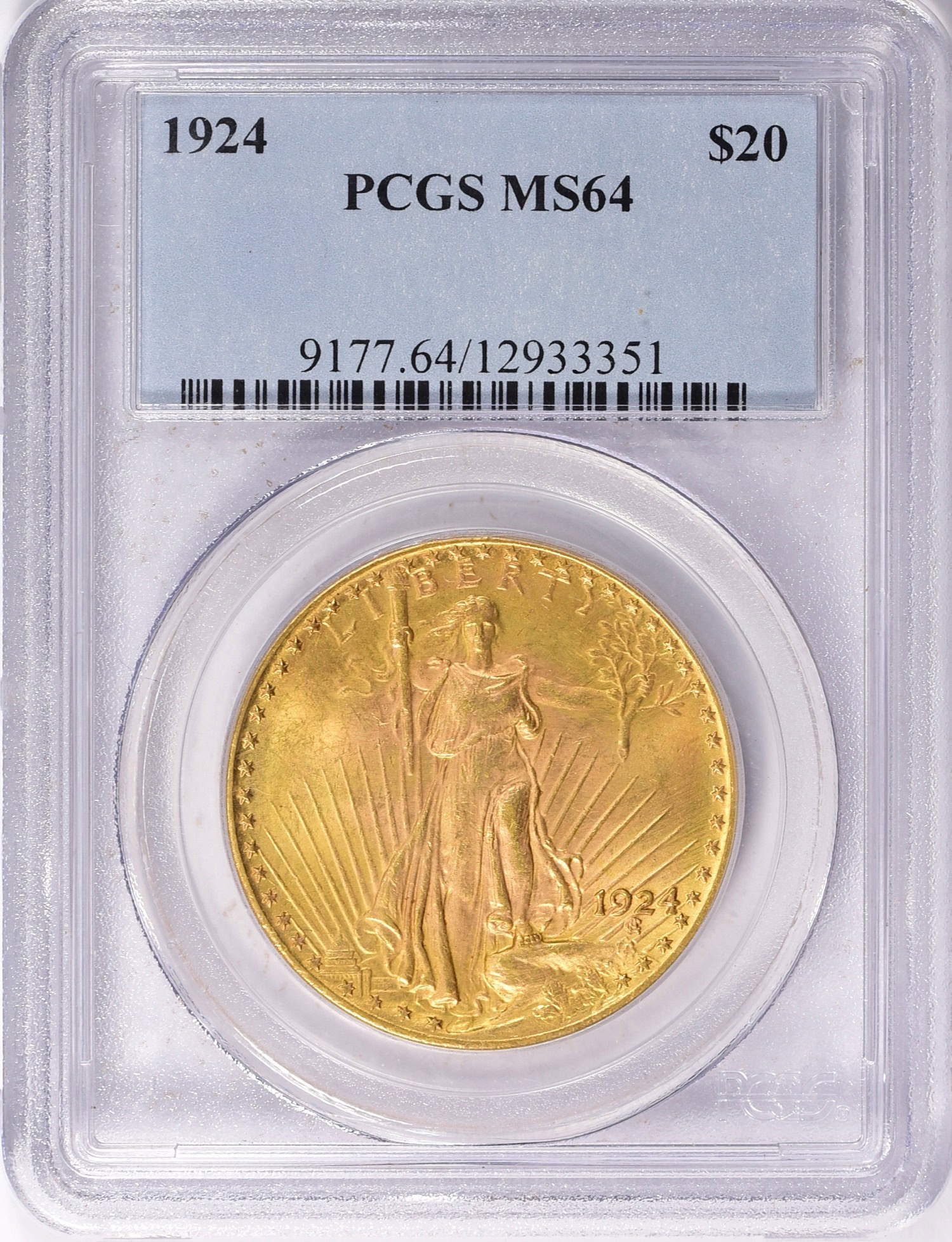 1924 Saint-Gaudens Gold Double Eagle PCGS MS-64 (Item 1783743) | GreatCollections Coin Auctions